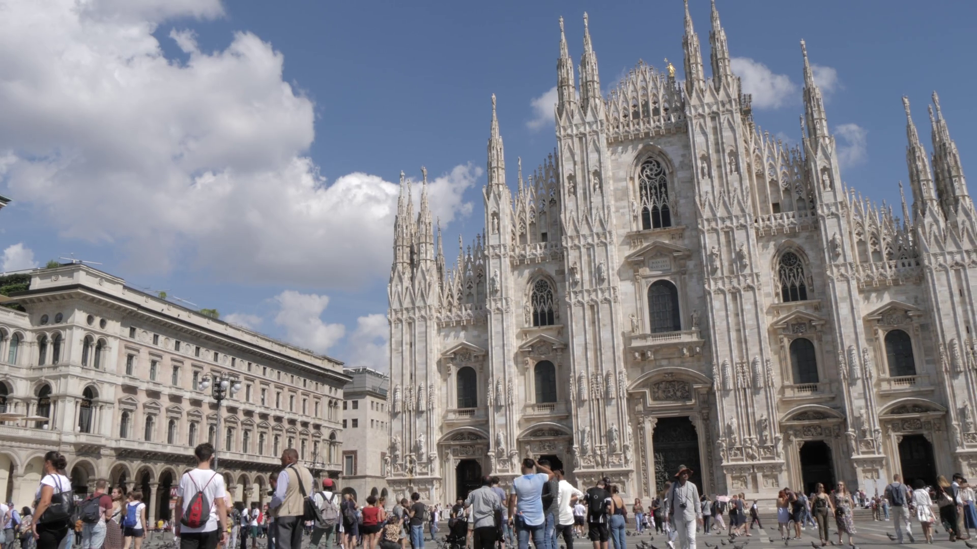 People Duomo Di Milano In Milan Italy Europe Stock Footage SBV ...