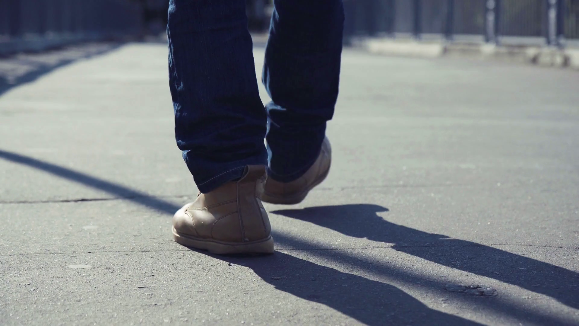 4k Low Angle View Of Feet Of Male Legs In Stock Footage SBV-310270075 ...