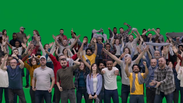 Crowd Green Screen | Lifestyle stock footage - Storyblocks