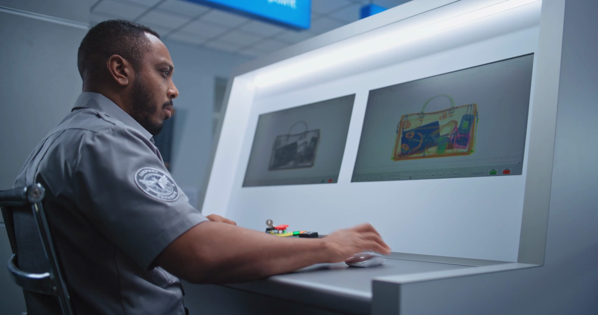 Airport Security Checkpoint: African Stock Footage SBV-351773677 ...