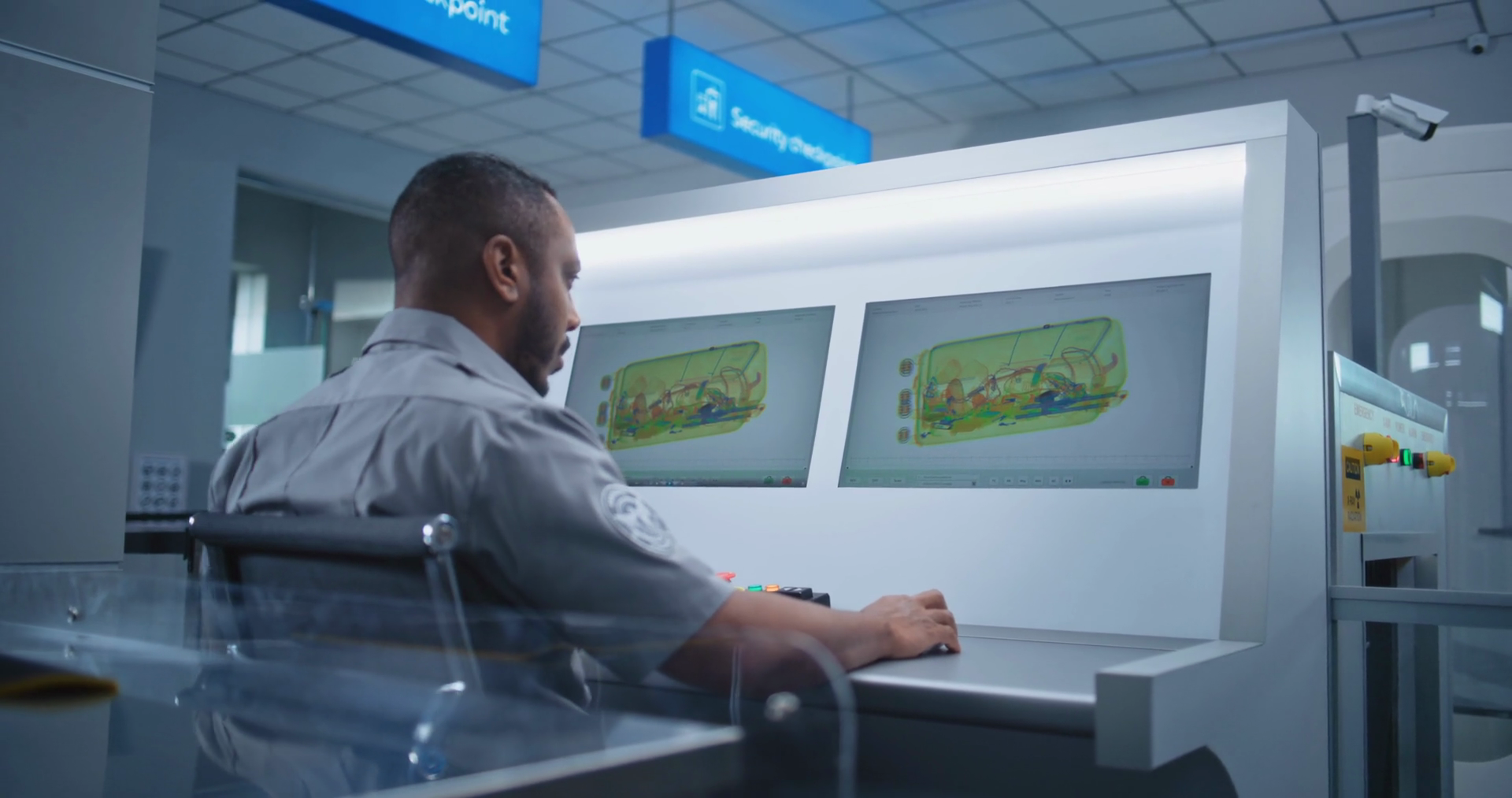Airport Security Checkpoint: African Stock Footage SBV-351772025 ...