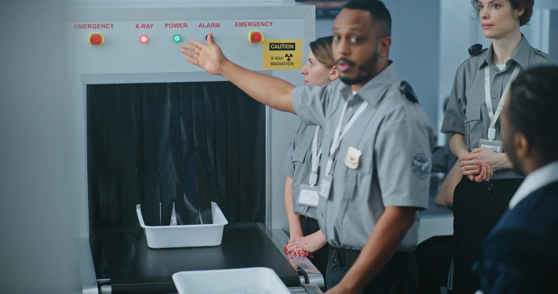 Airport Security Checkpoint: African Stock Footage SBV-351875335 ...