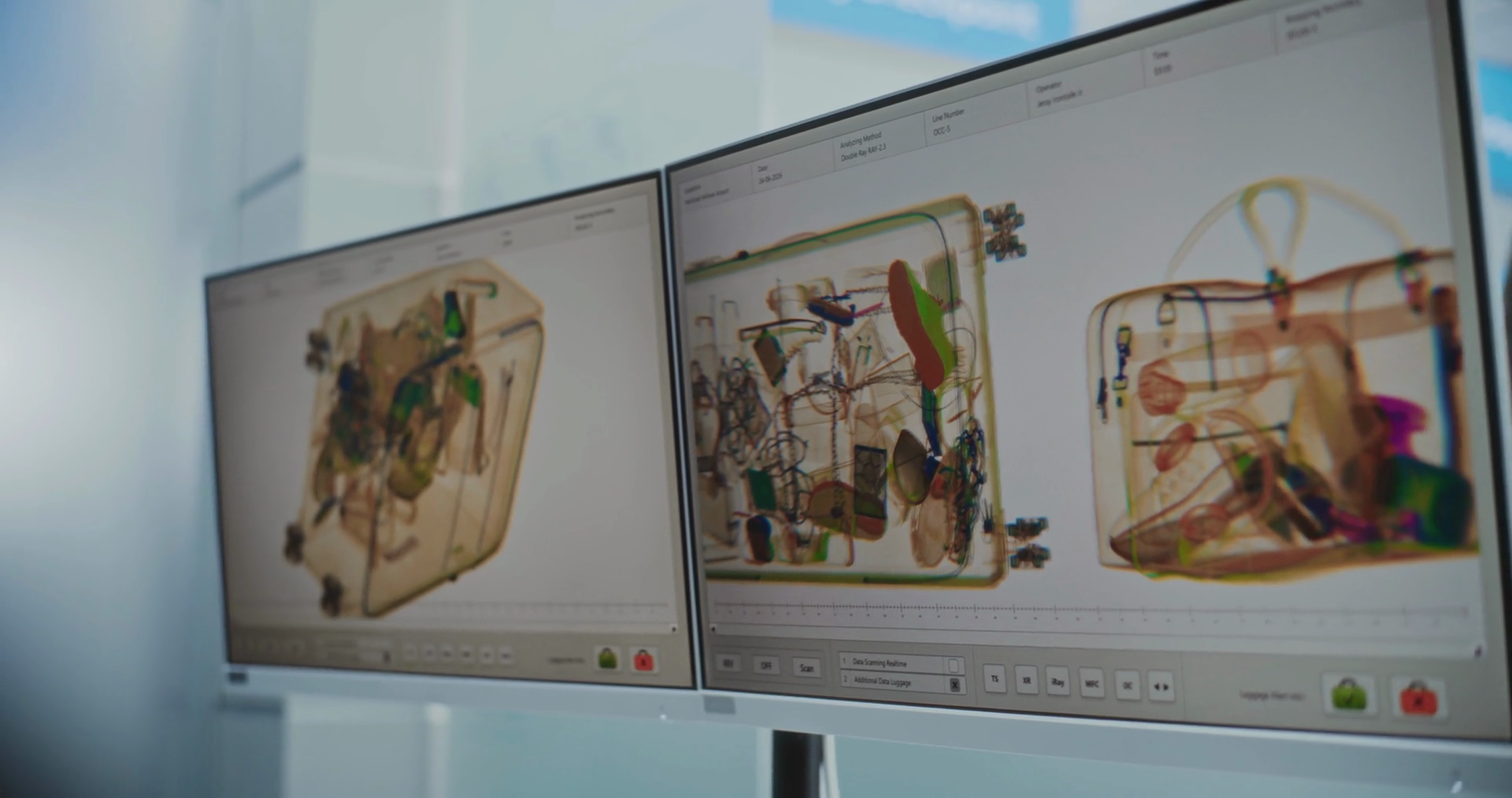 Advanced Security System In Airport: Stock Footage SBV-352000654 ...