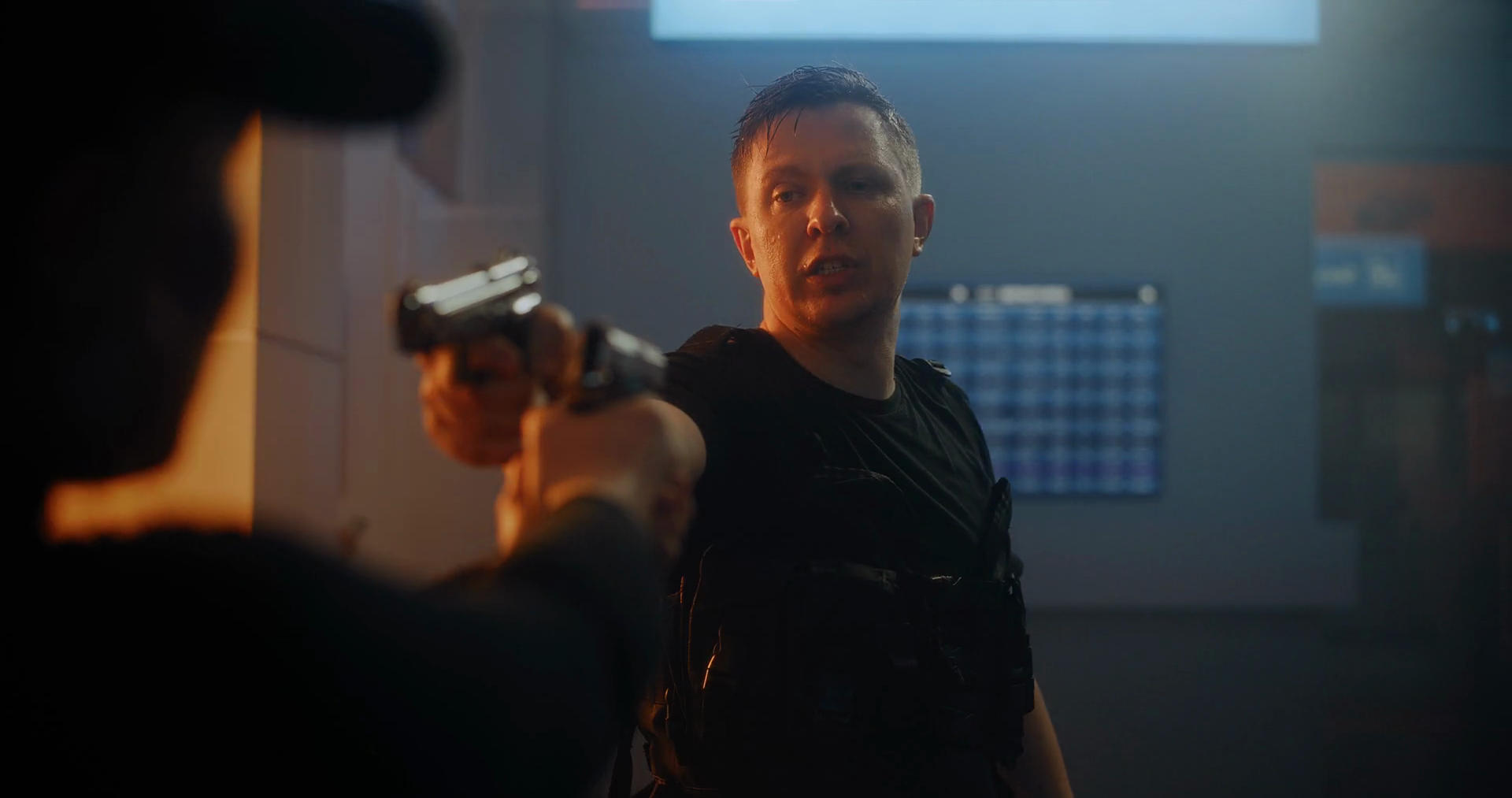 Armed Confrontation: Two Angry Criminals In Stock Footage SBV-352202071 ...
