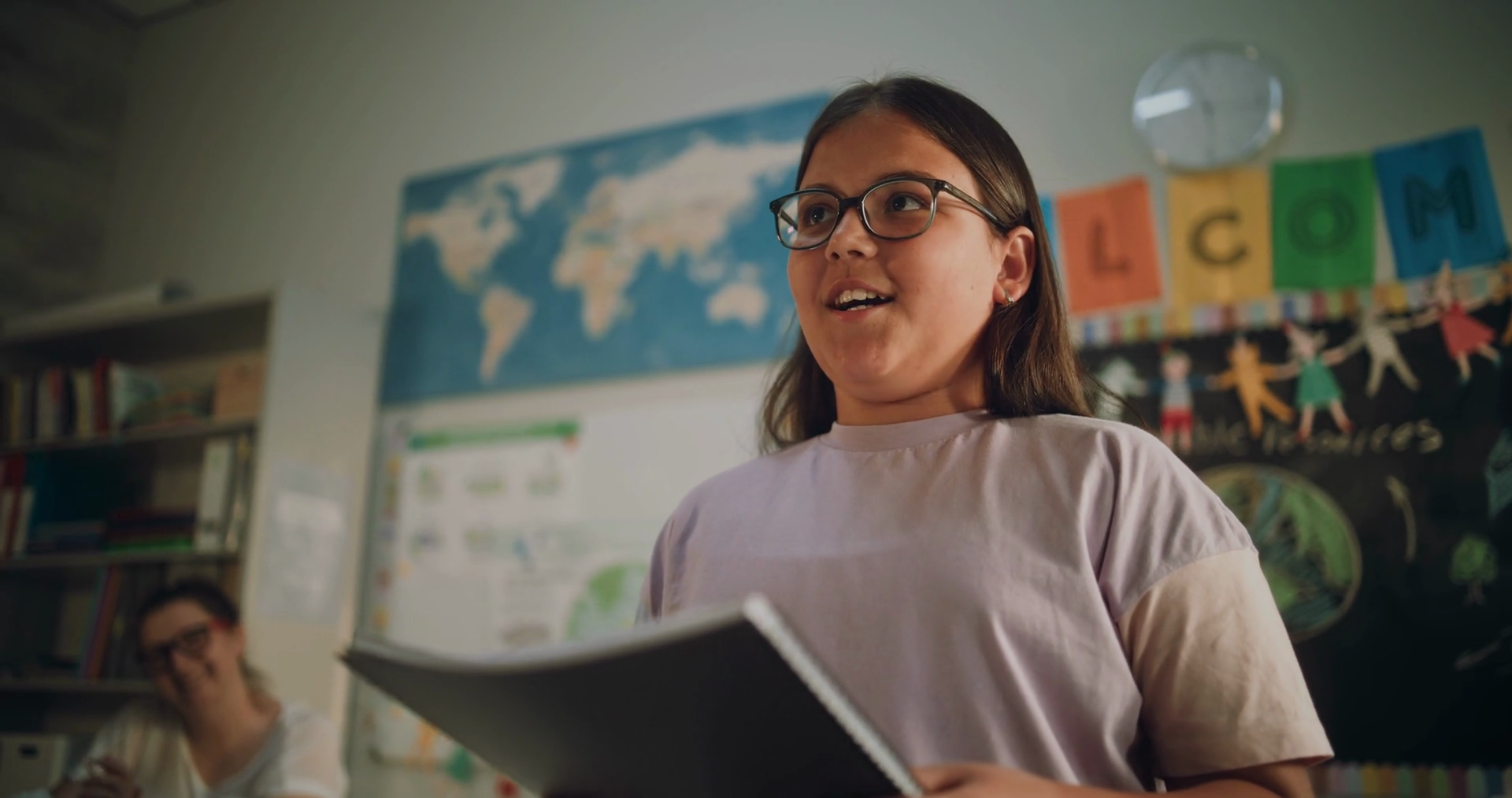 Renewable Energy Lesson: Elementary School Stock Footage SBV-352537395 ...