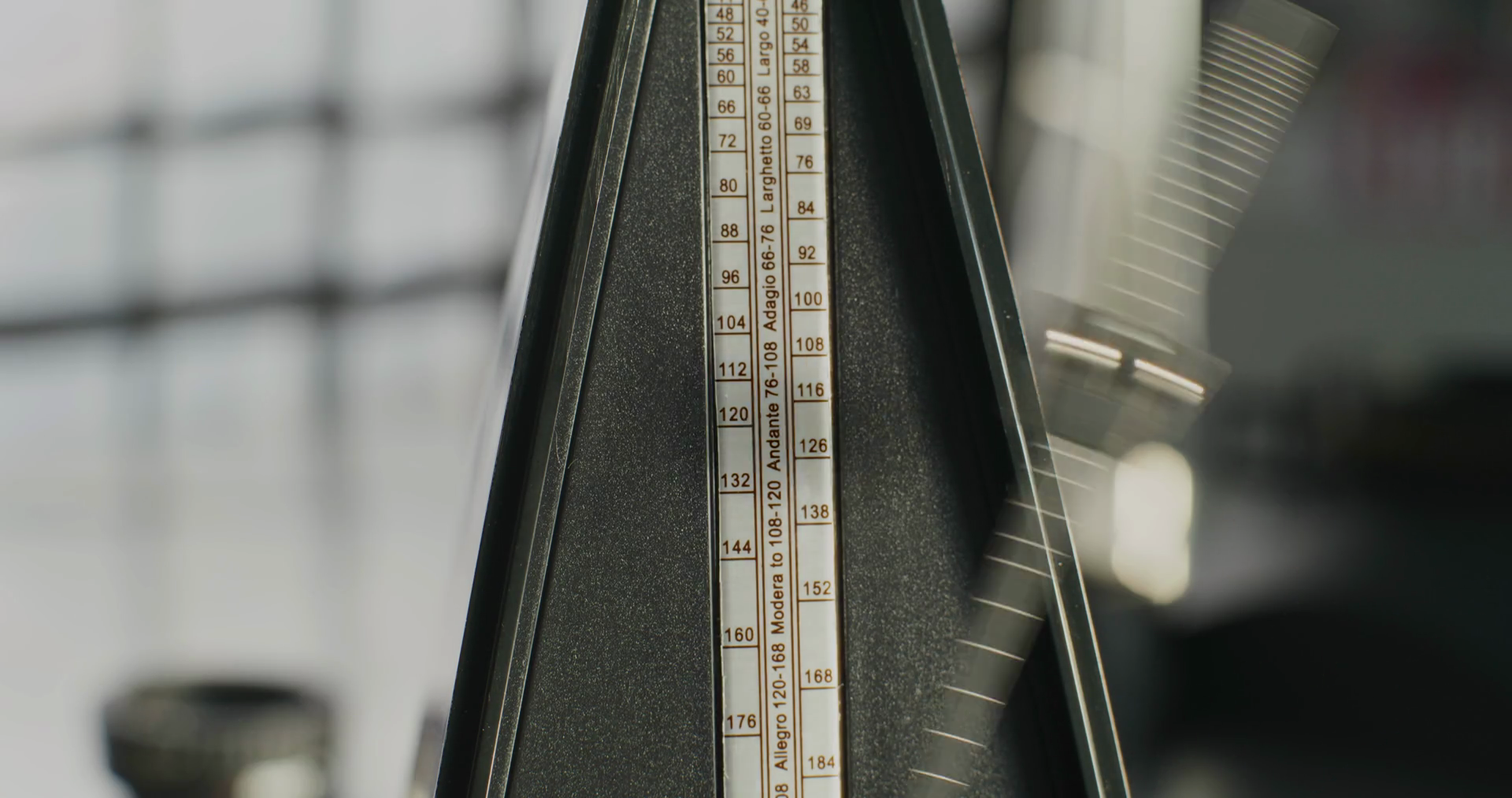 Close Up Of Classic Wooden Metronome With Stock Footage SBV-352877033 ...