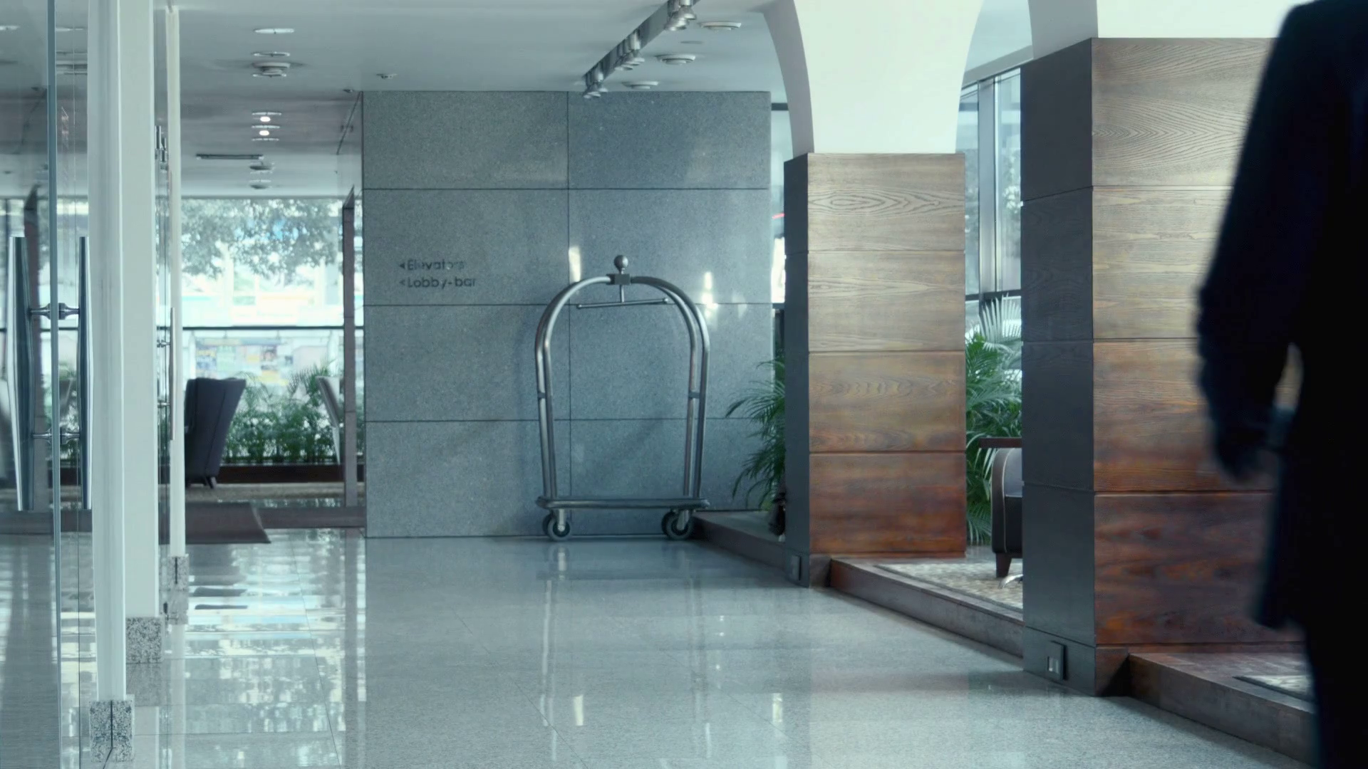 Two walking businessman indoor back view Stock Video Footage 00:15 SBV ...