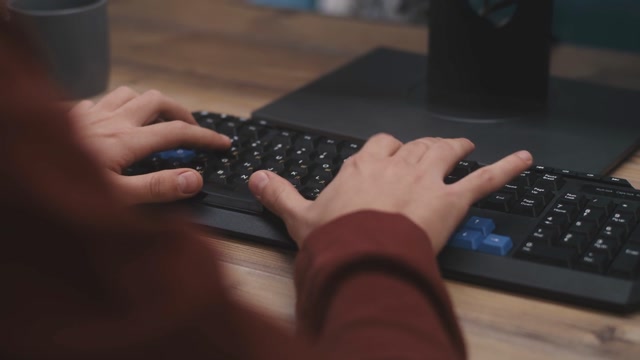 Computer Keyboard Typing Stock Footage: Royalty-Free Video Clips ...