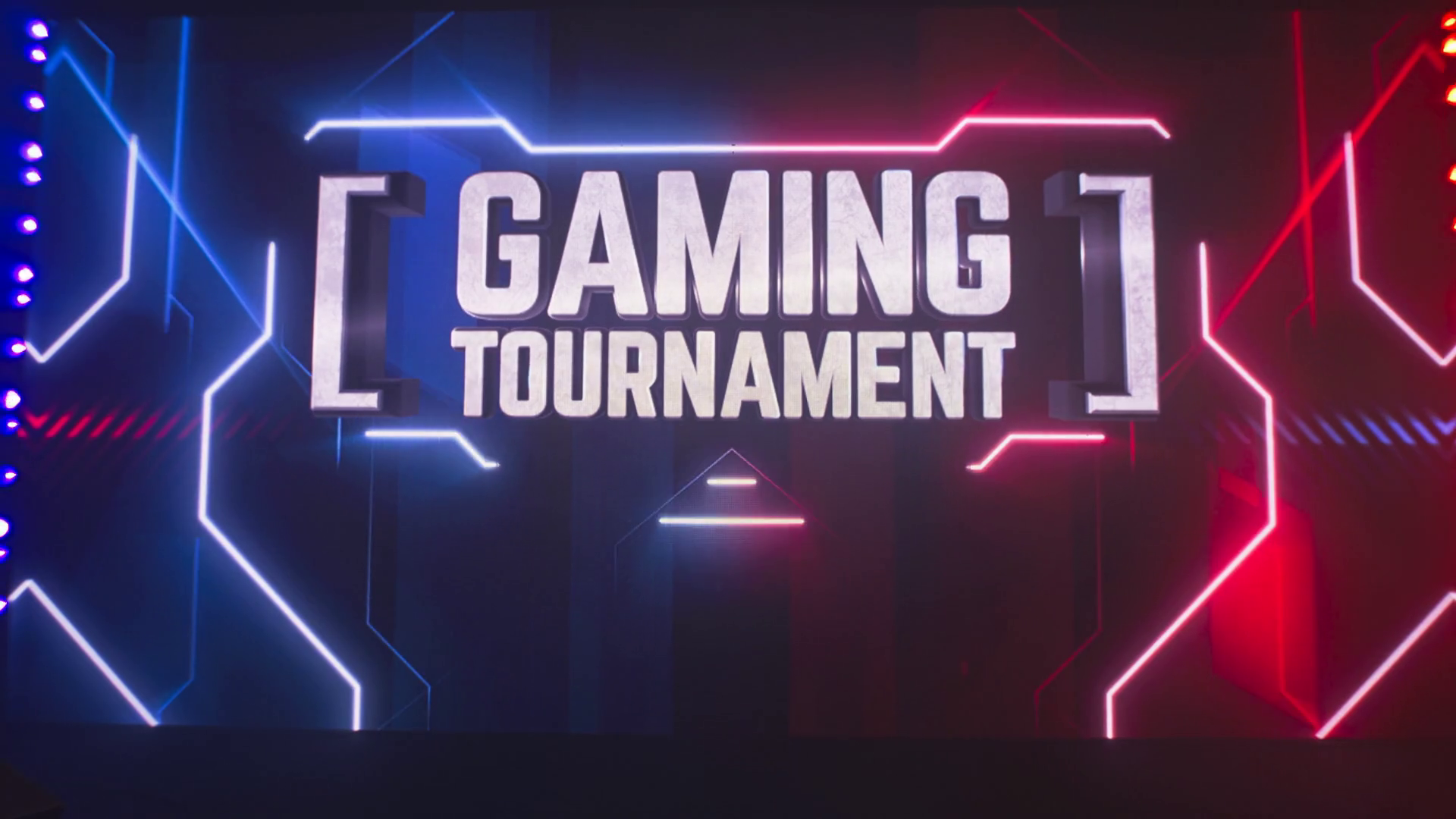 Entering and greeting two esport teams at the grand final of the ...