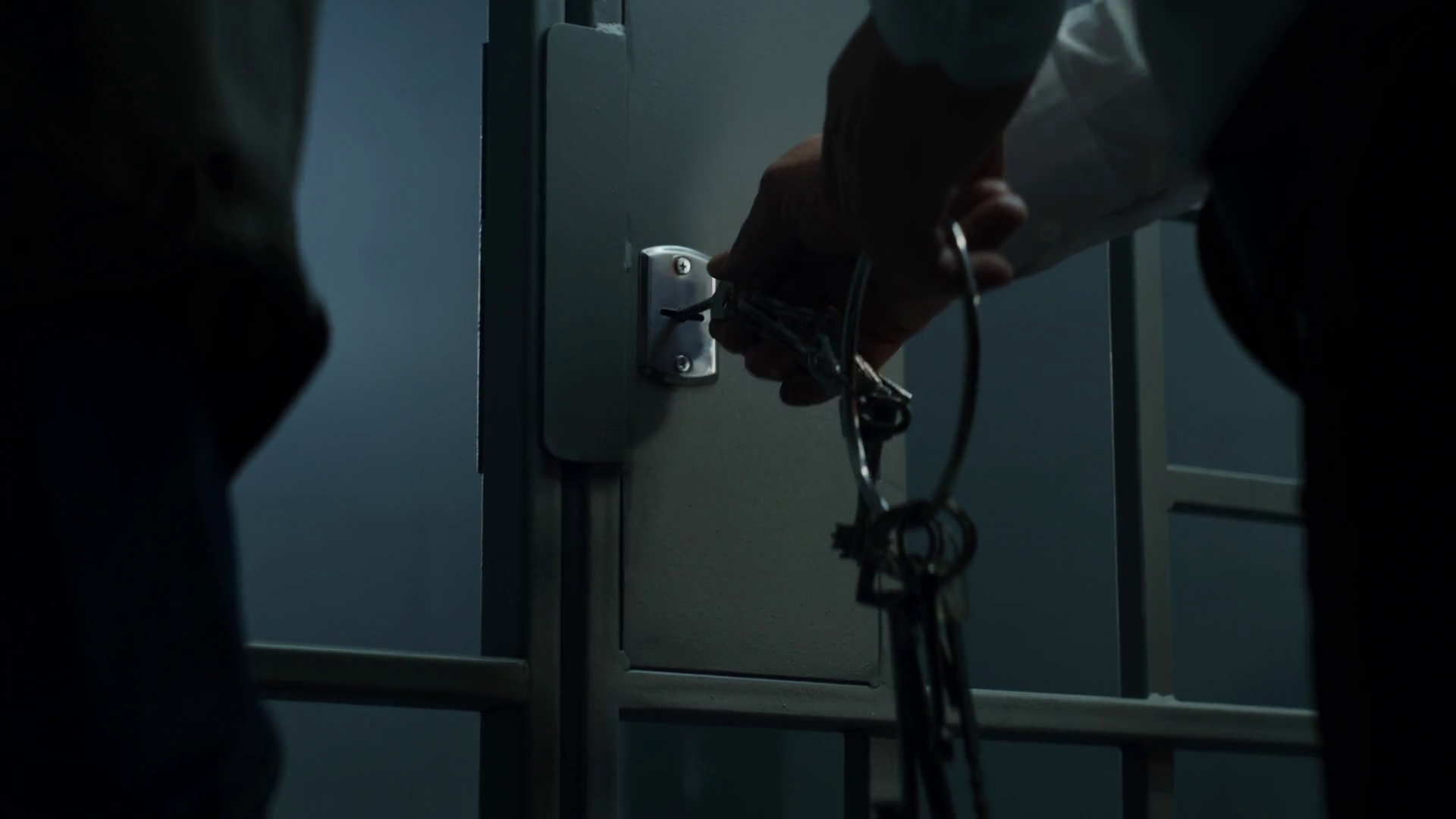 Close Up Of Prison Employee Opening Locking Stock Footage SBV-347788950 ...