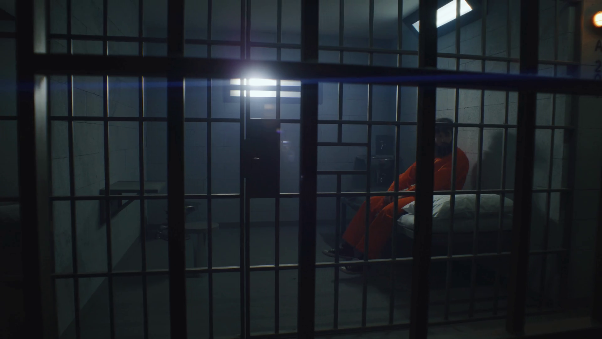 Prison Officer With Police Baton Watches Stock Footage SBV-347794450 ...