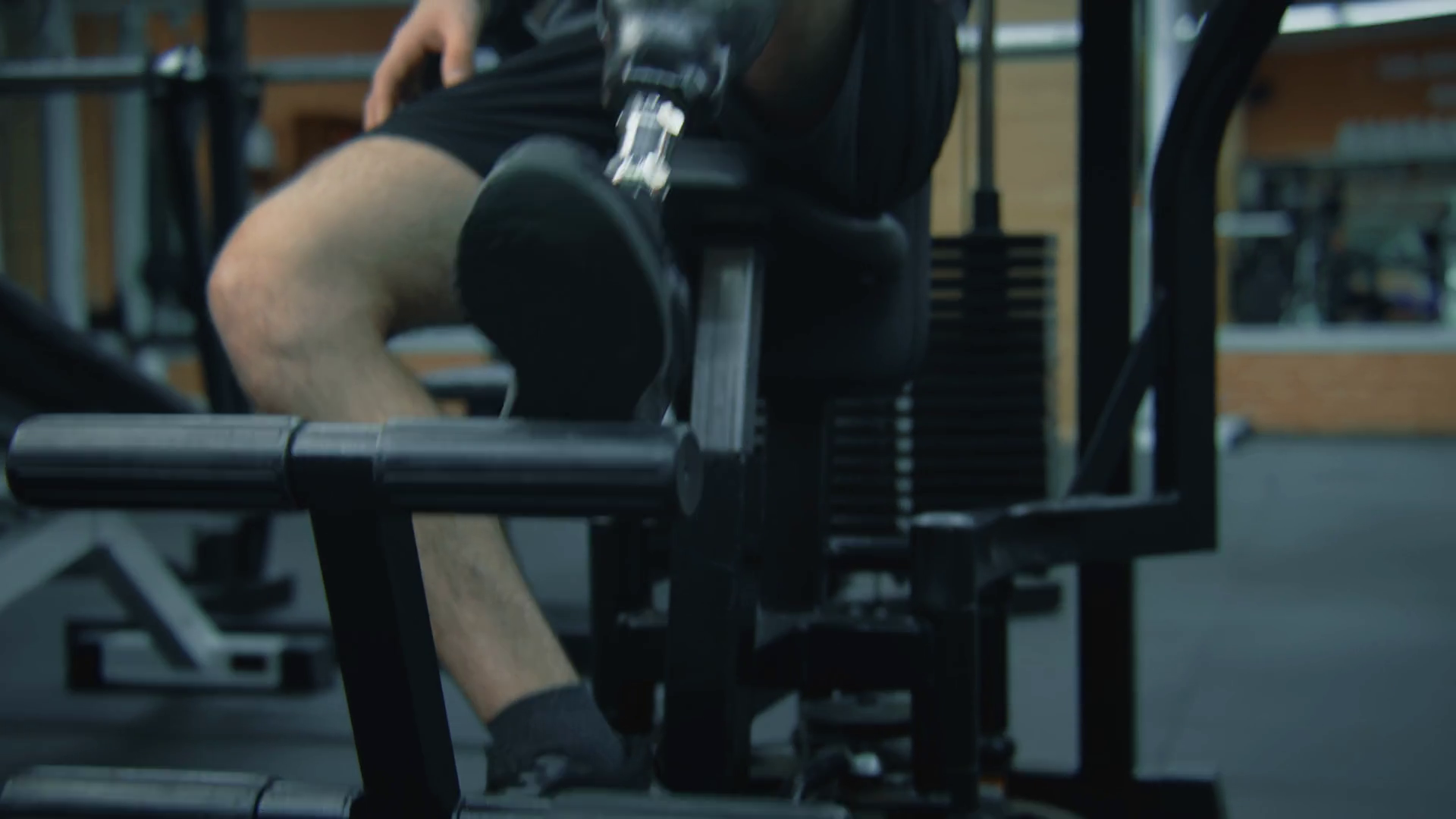 Motivated Athlete With Prosthesis On Leg Stock Footage SBV-348920525 ...
