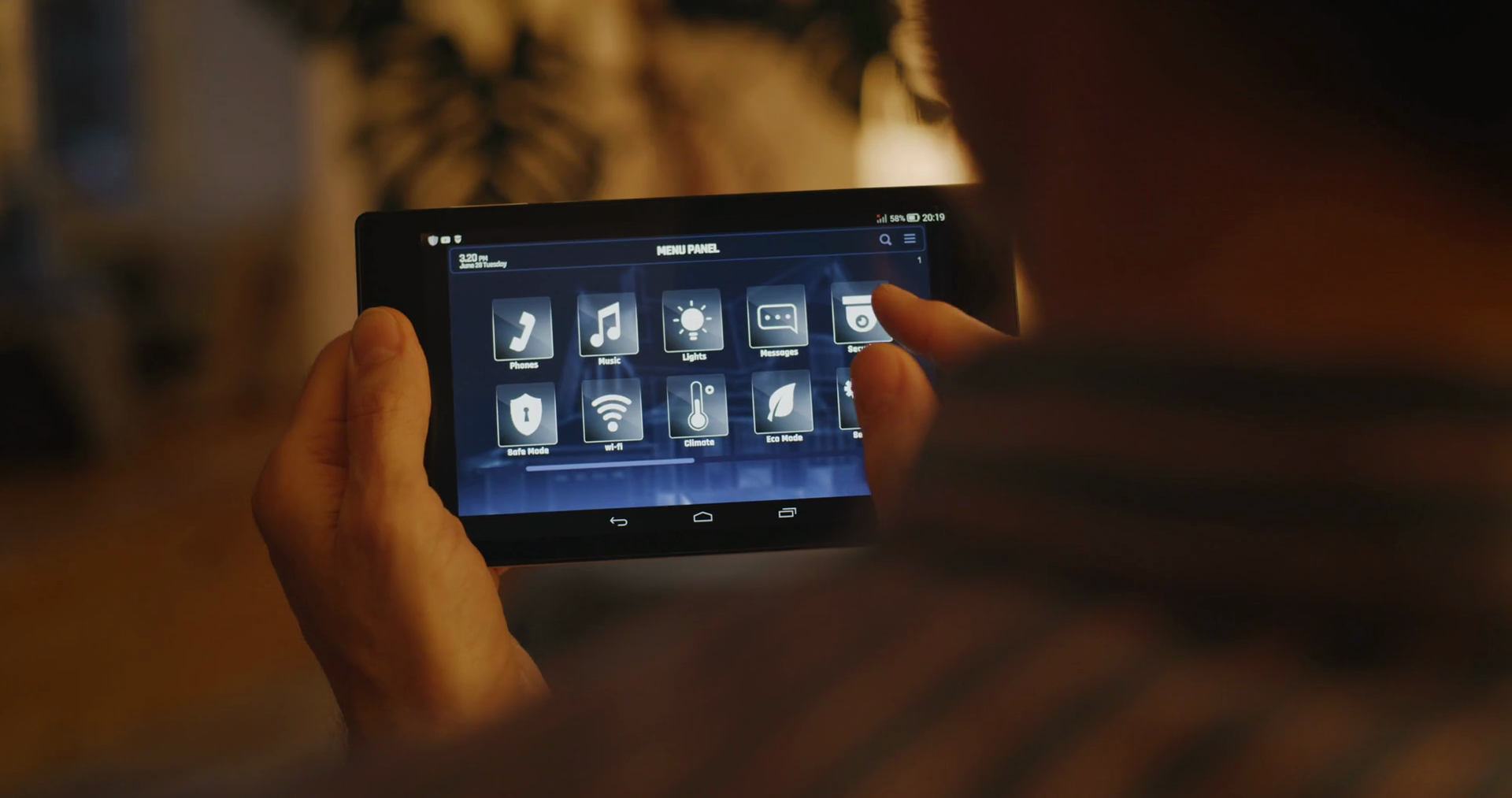 Close-up Of Man Checking Security Camera Stock Footage SBV-338435645 ...