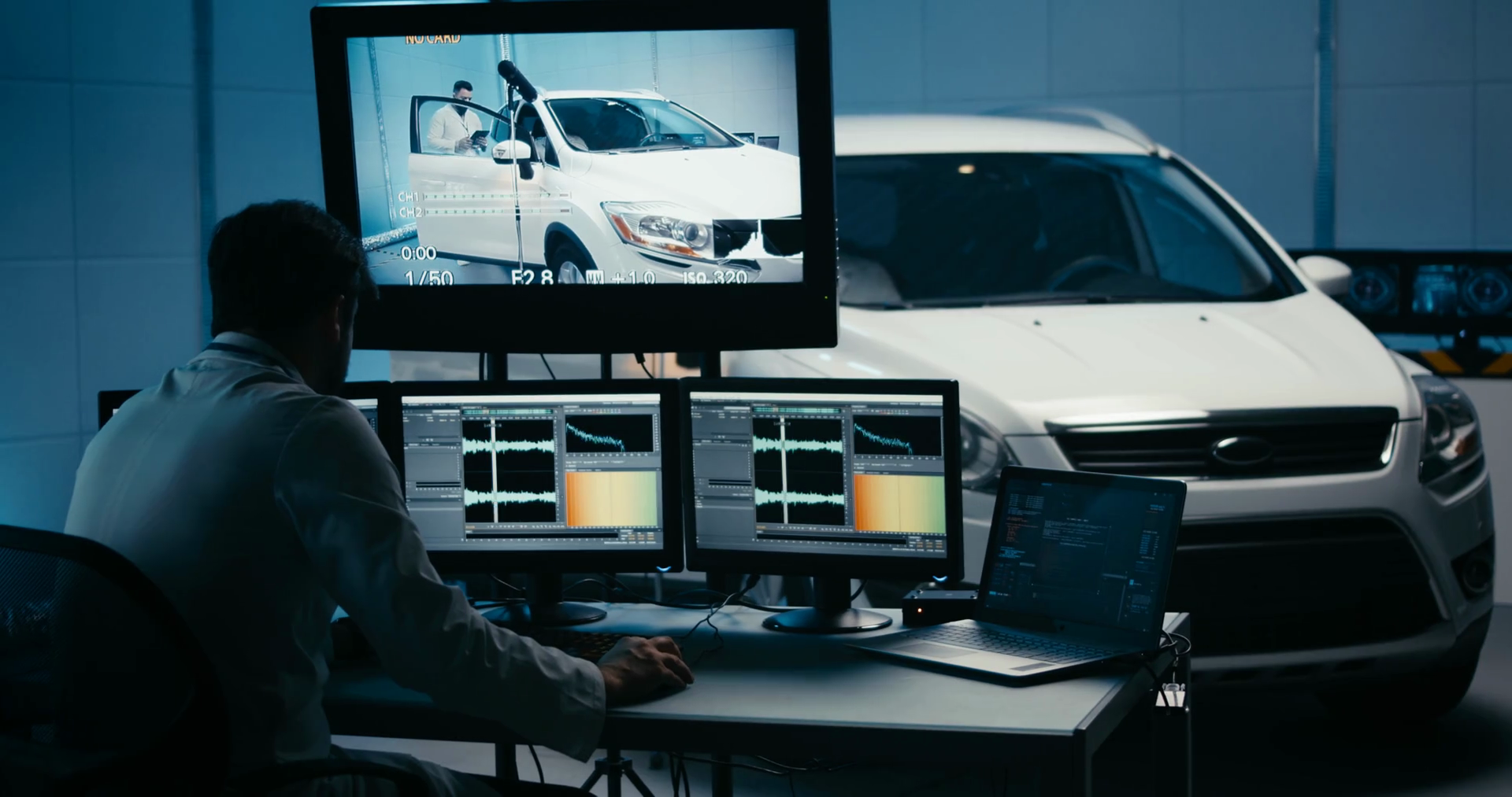 Full Shot Of Engineers Working In Test Stock Footage SBV-338243854 ...