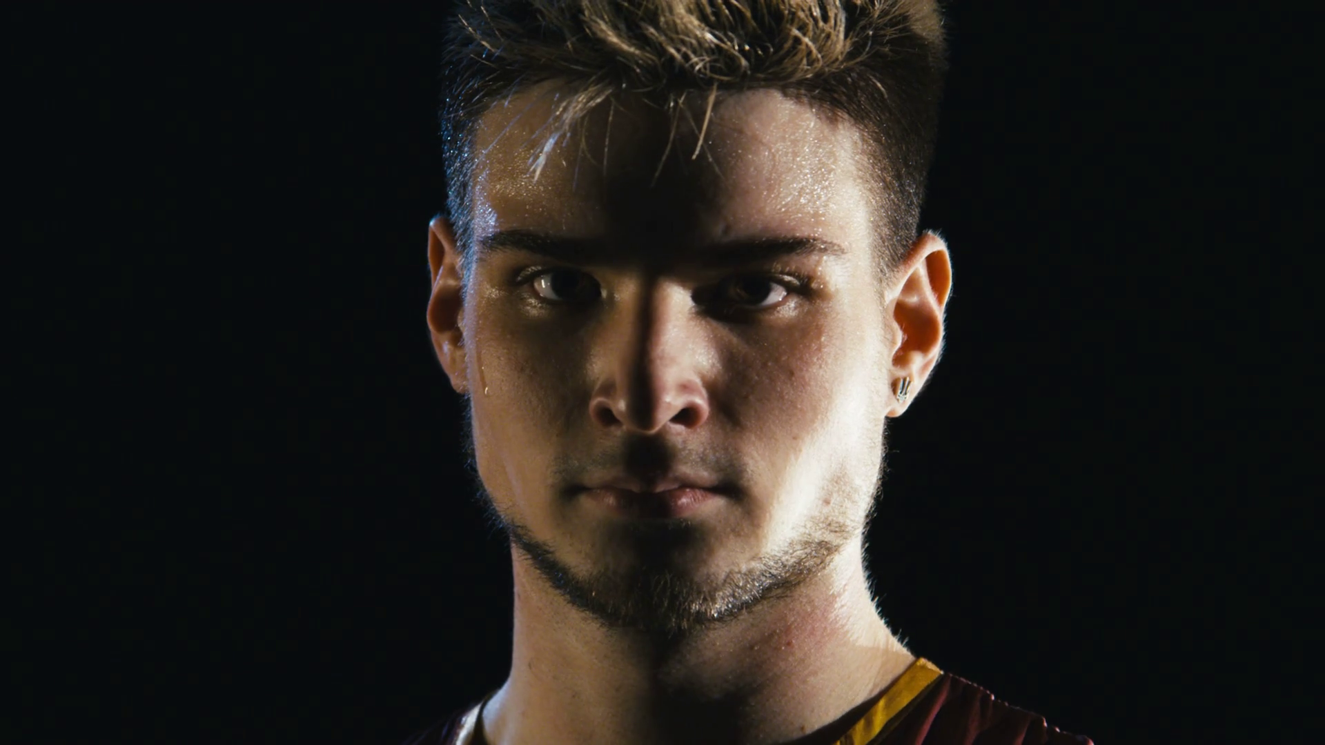 Headshot Of Young Man With Dangerous Look Stock Footage SBV-320911337 ...