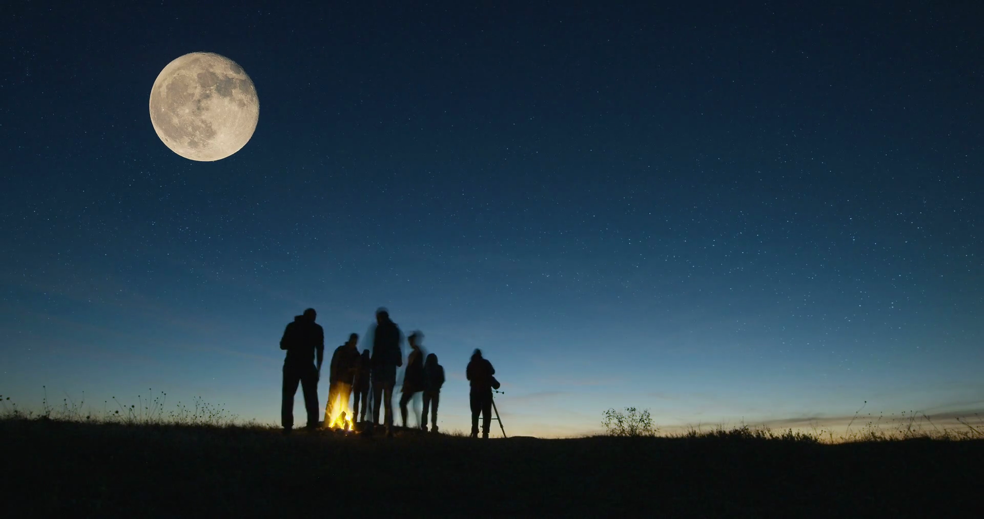 Long Low Angle Timelapse Shot Of Friends Stock Footage SBV-328878006 ...