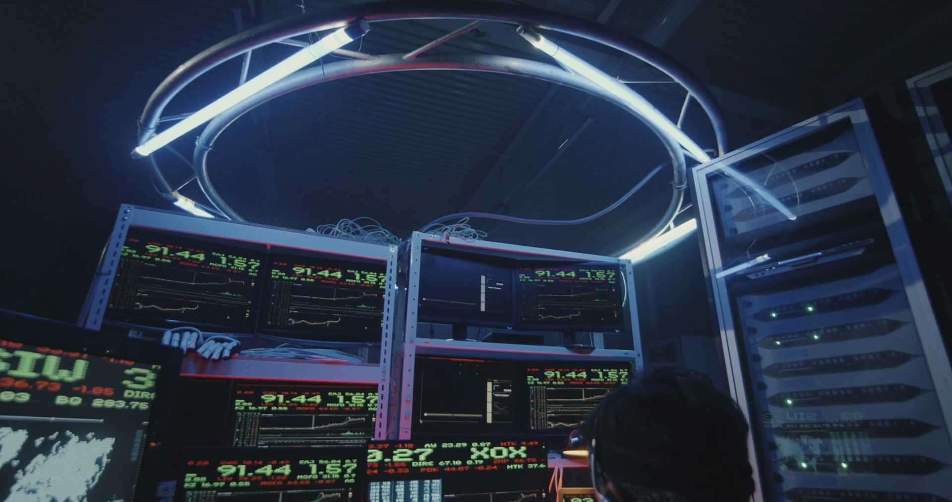 Medium Close-up Of Young Hacker Using Stock Footage SBV-337710070 ...