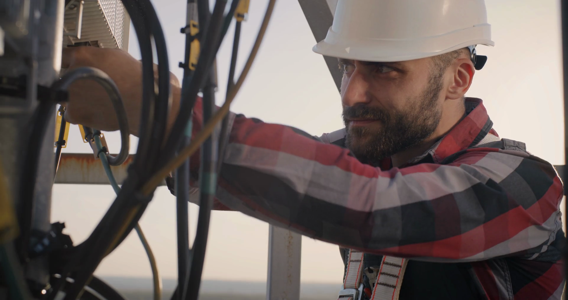 Medium Close-up Of Engineer Using Tablet Stock Footage SBV-338615558 ...