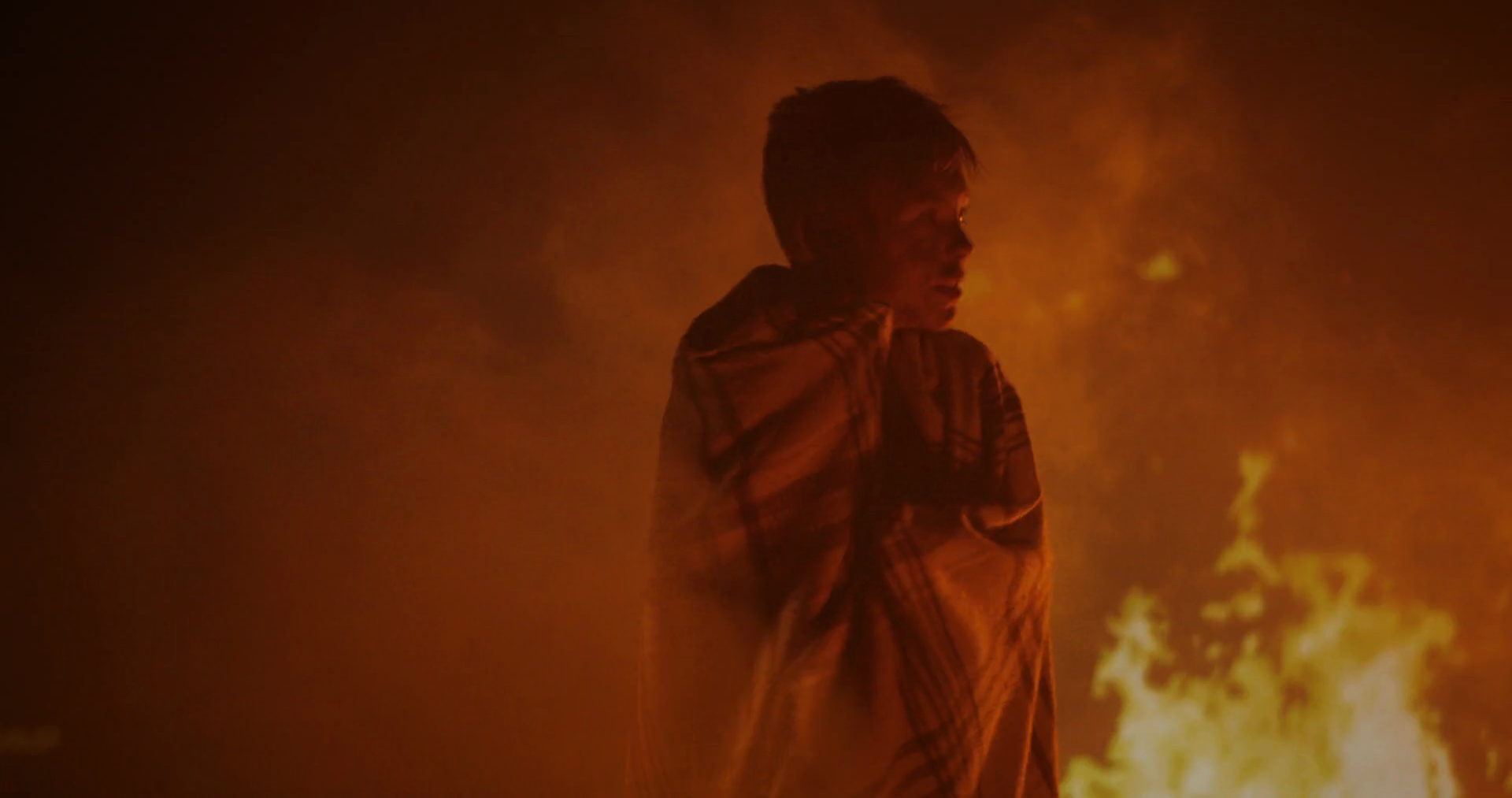 Medium Shot Of Boy Trapped In Fire Crying Stock Footage SBV-338109735 ...