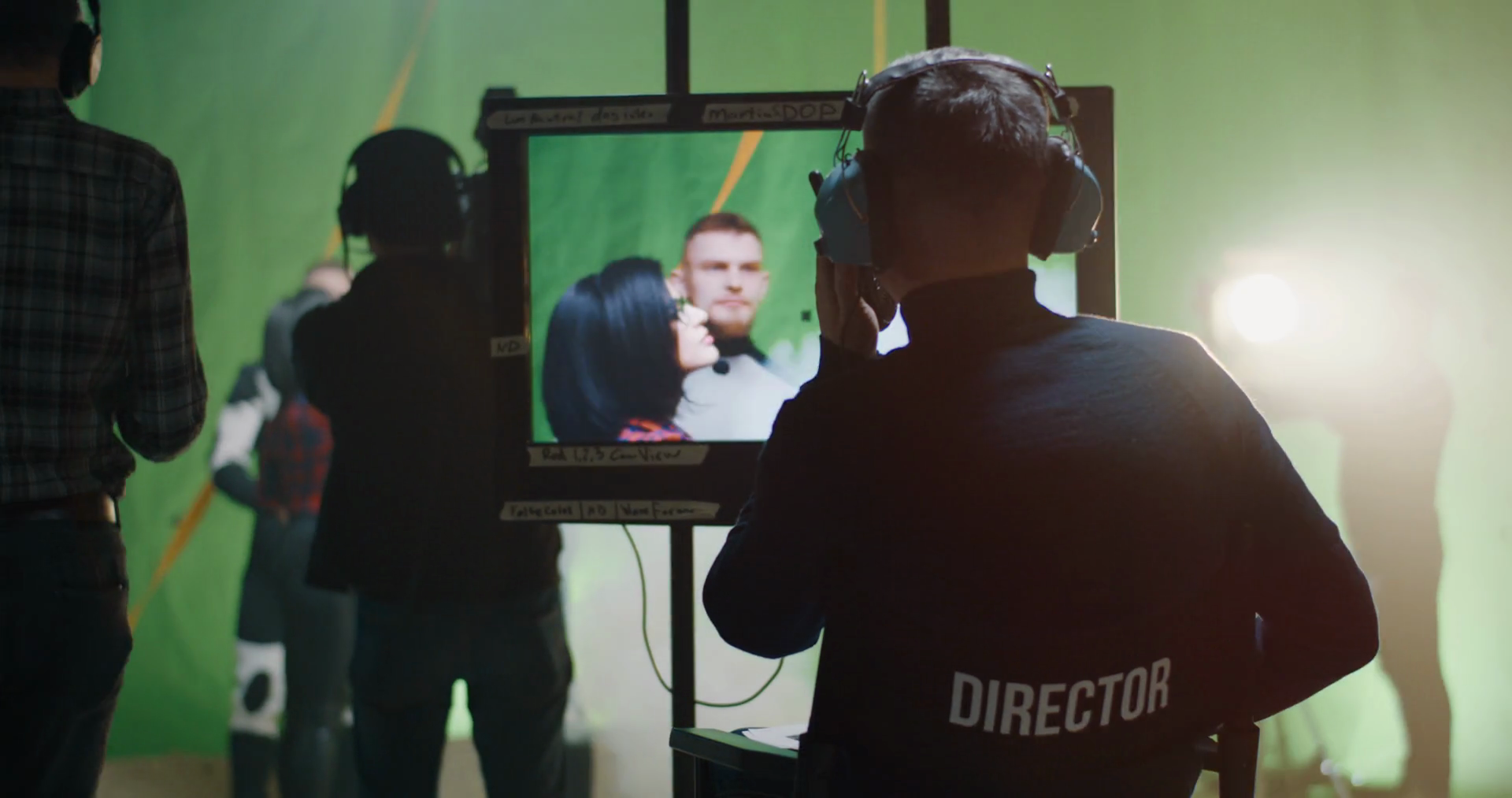 Medium Shot Of Director Giving Instructions Stock Footage SBV-338164092 ...