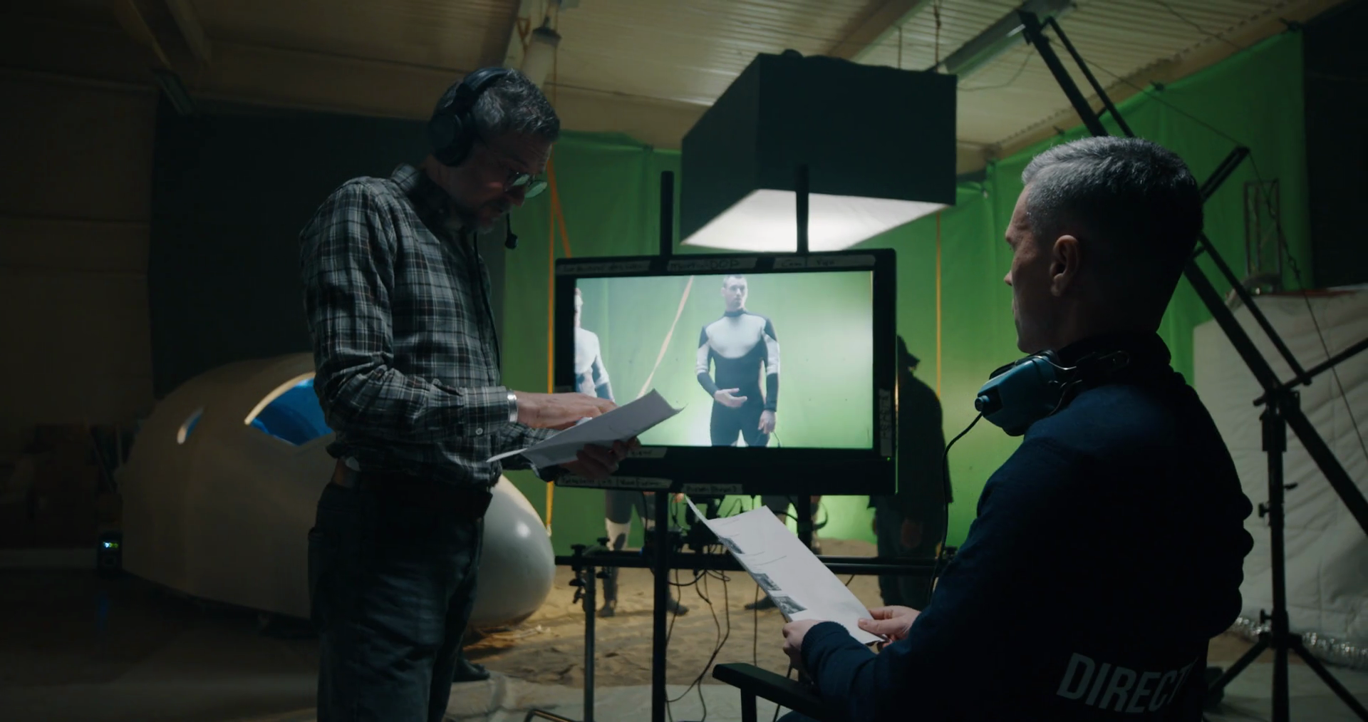 Medium Shot Of Director Giving Instructions Stock Footage SBV-338161648 ...