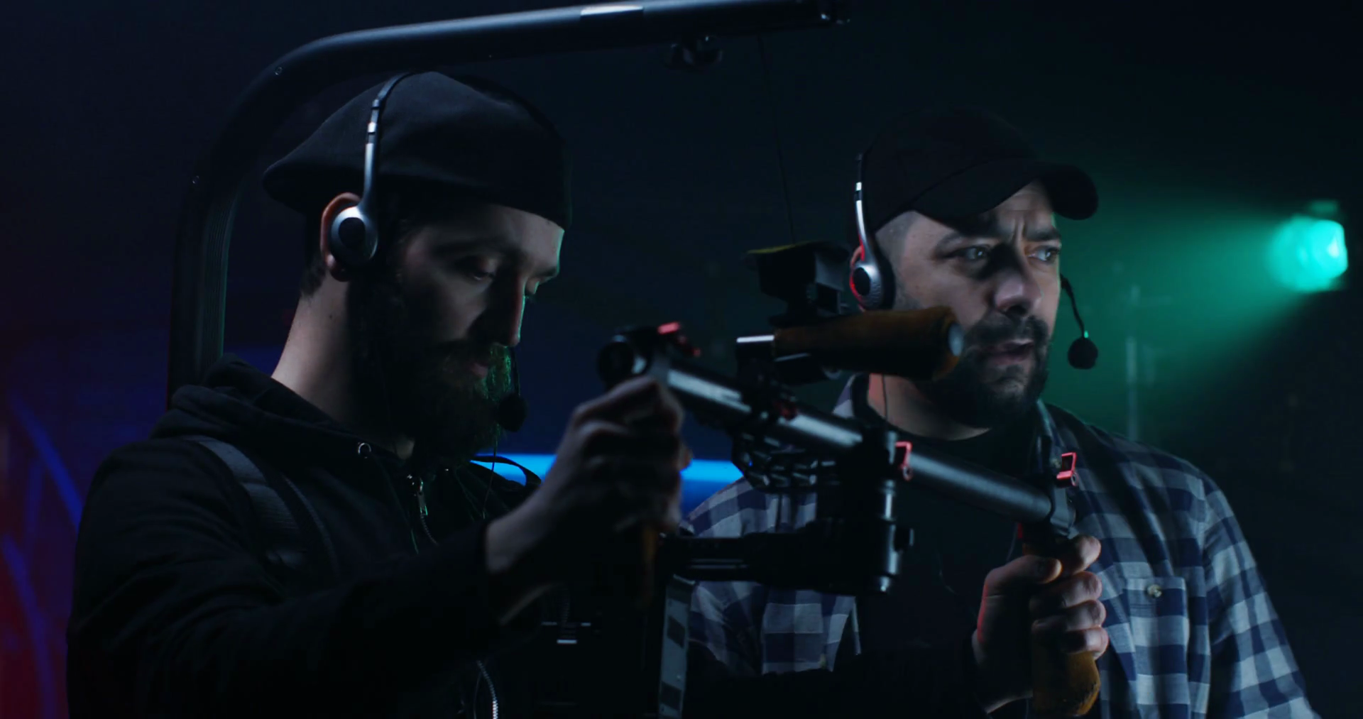 Medium Shot Of Director Instructing Stock Footage SBV-331828426 ...