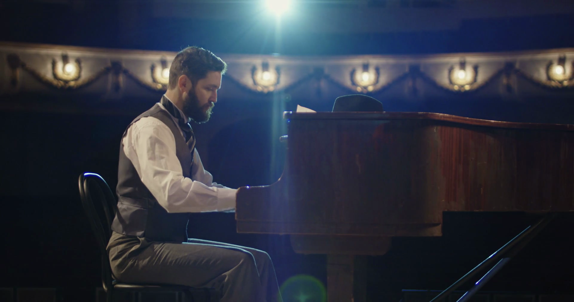 Funny Guy Playing Piano
