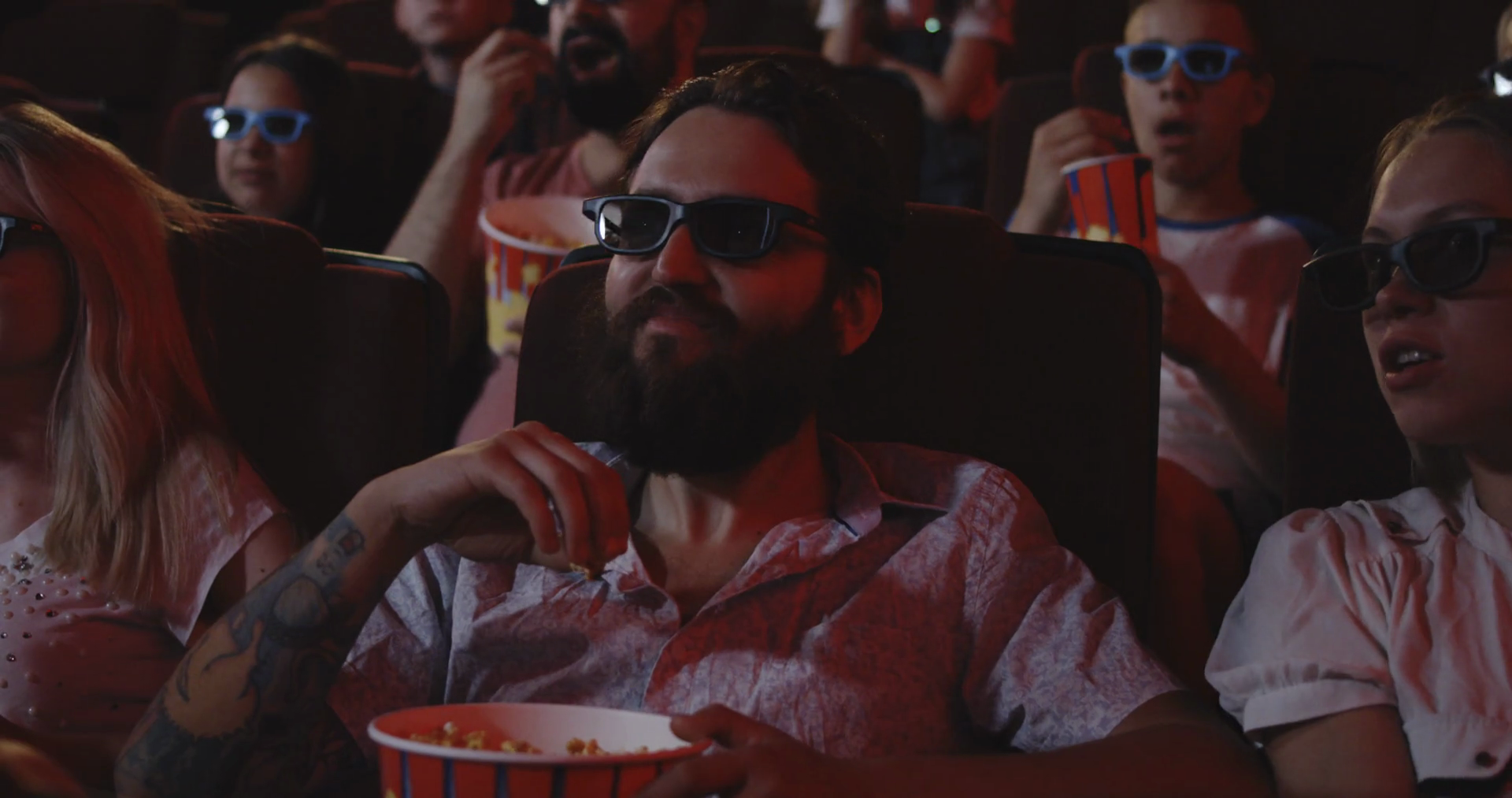 Medium Shot Of Captivated Audience Watching Stock Footage SBV-336664639 ...