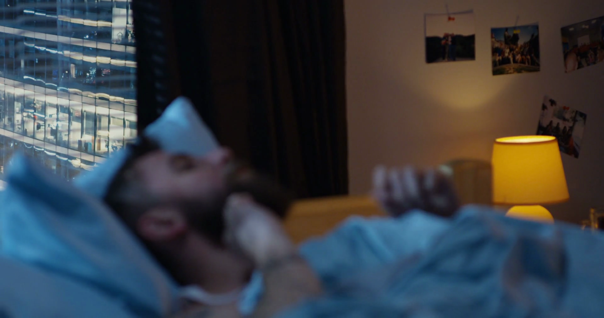 Medium Shot Of Man Waking Up From Nightmare Stock Footage SBV-333505974 ...