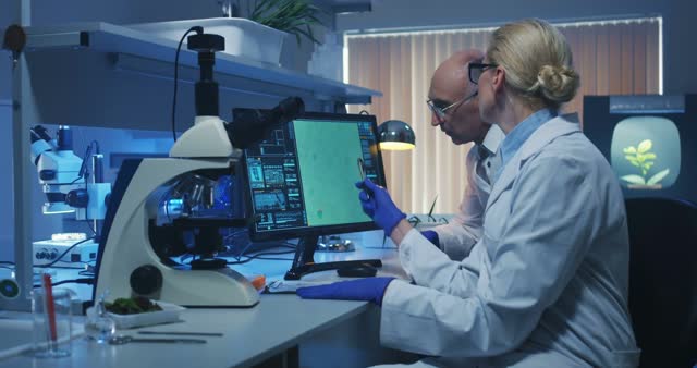 Microscope Computer Stock Footage: Royalty-Free Video Clips - Storyblocks