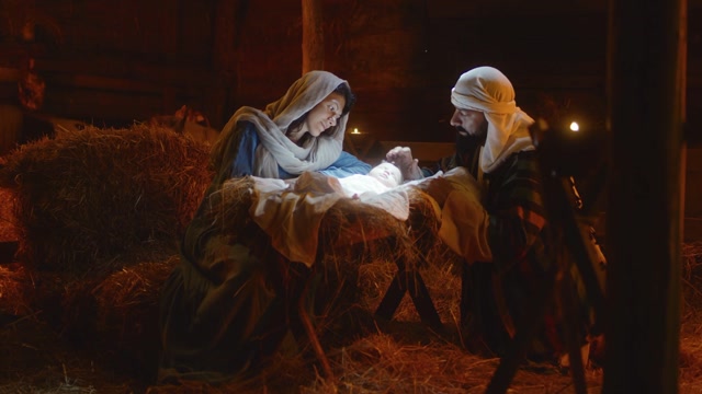 Mary Joseph And Baby Jesus Stock Footage: Royalty-Free Video Clips ...