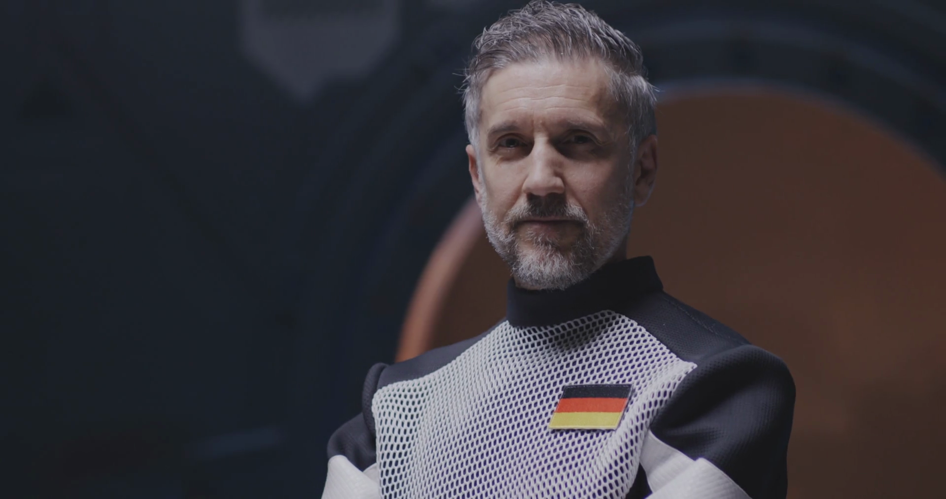 Portrait Of Middle-aged German Astronaut Stock Footage SBV-337870045 ...