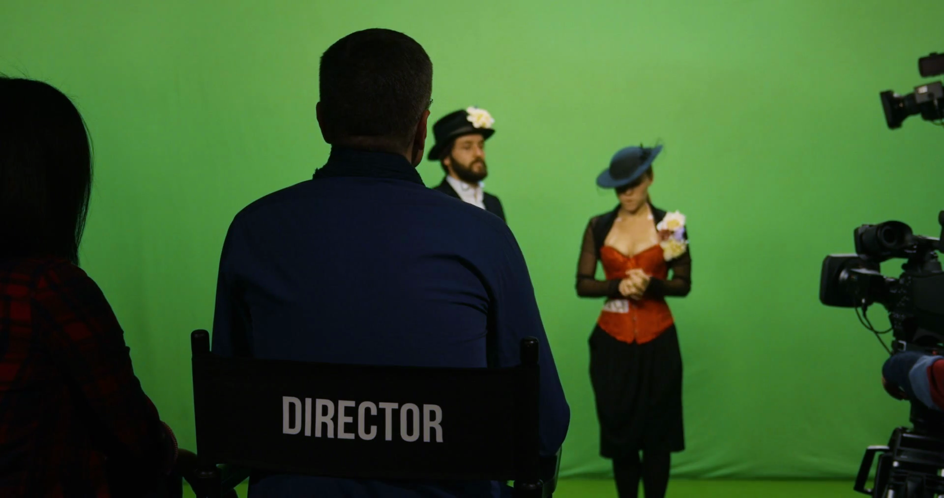 Slow Motion Shot Of Director Watching Actor Stock Footage SBV-330321989 ...