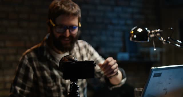 Man Talking In Camera Stock Footage: Royalty-Free Video Clips - Storyblocks