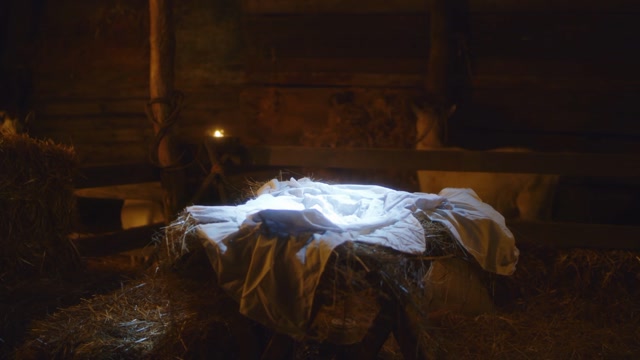 Baby Jesus In A Manger Stock Footage: Royalty-Free Video Clips ...