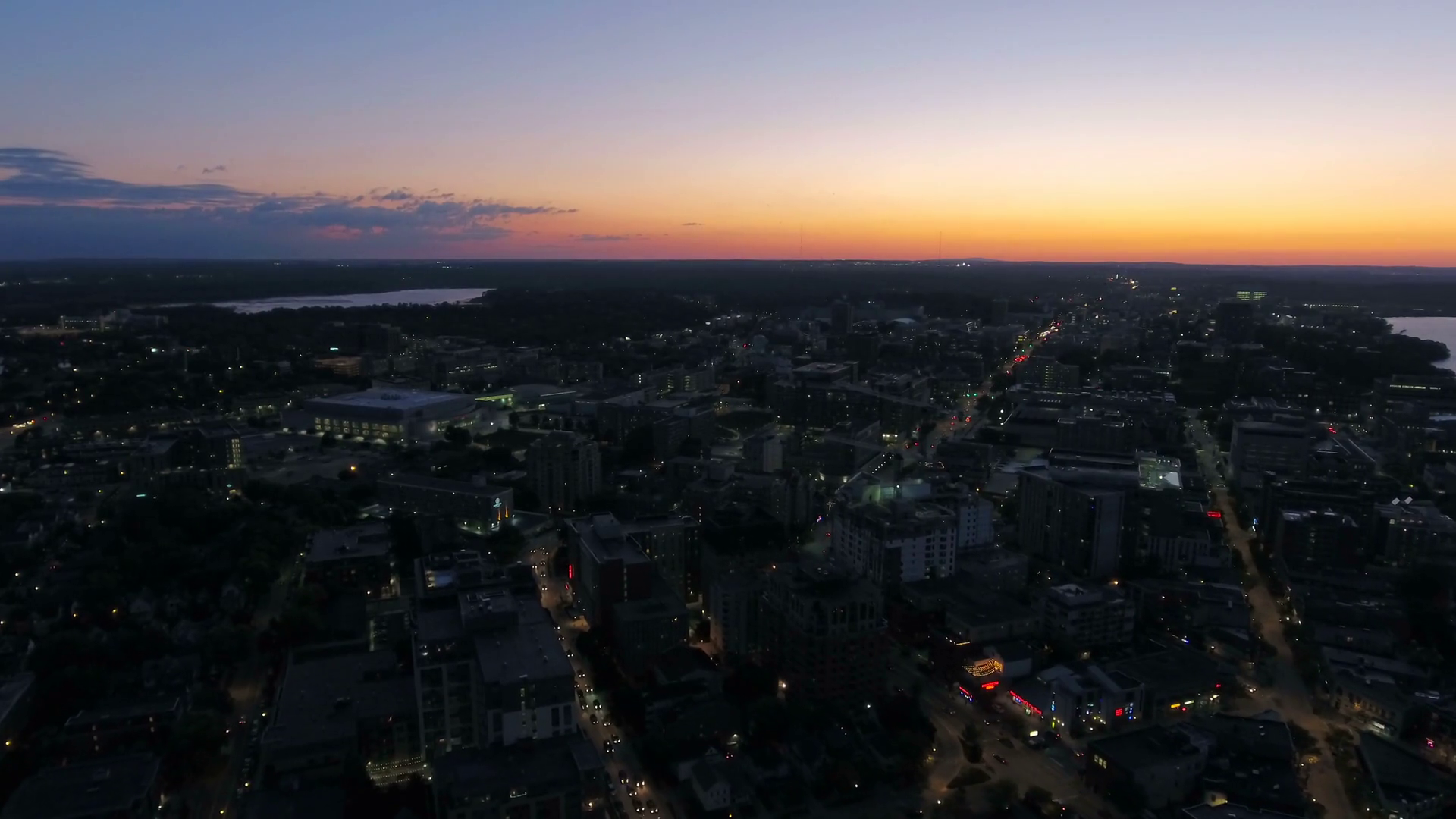 Aerial Wisconsin Madison September 2016 4K Stock Video Footage ...