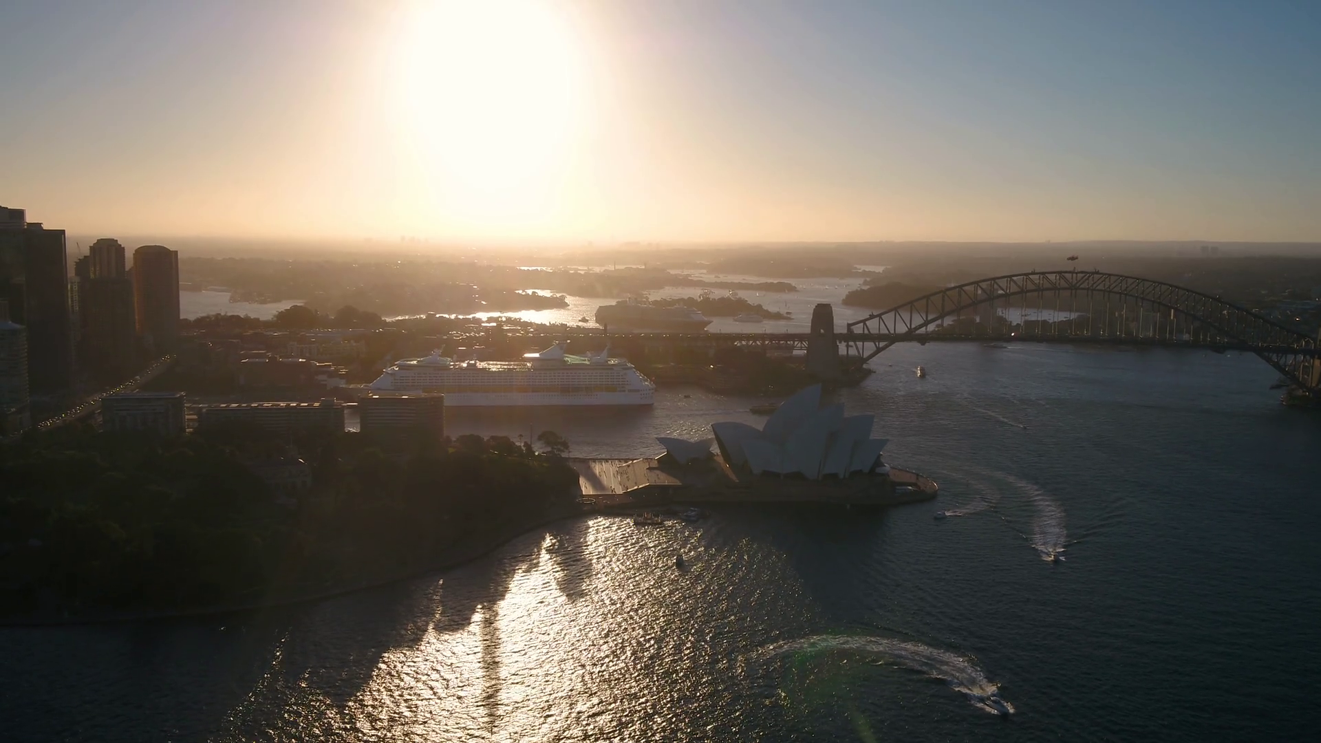 Aerial Australia Sydney April 2018 Sunny Day Stock Footage SBV ...