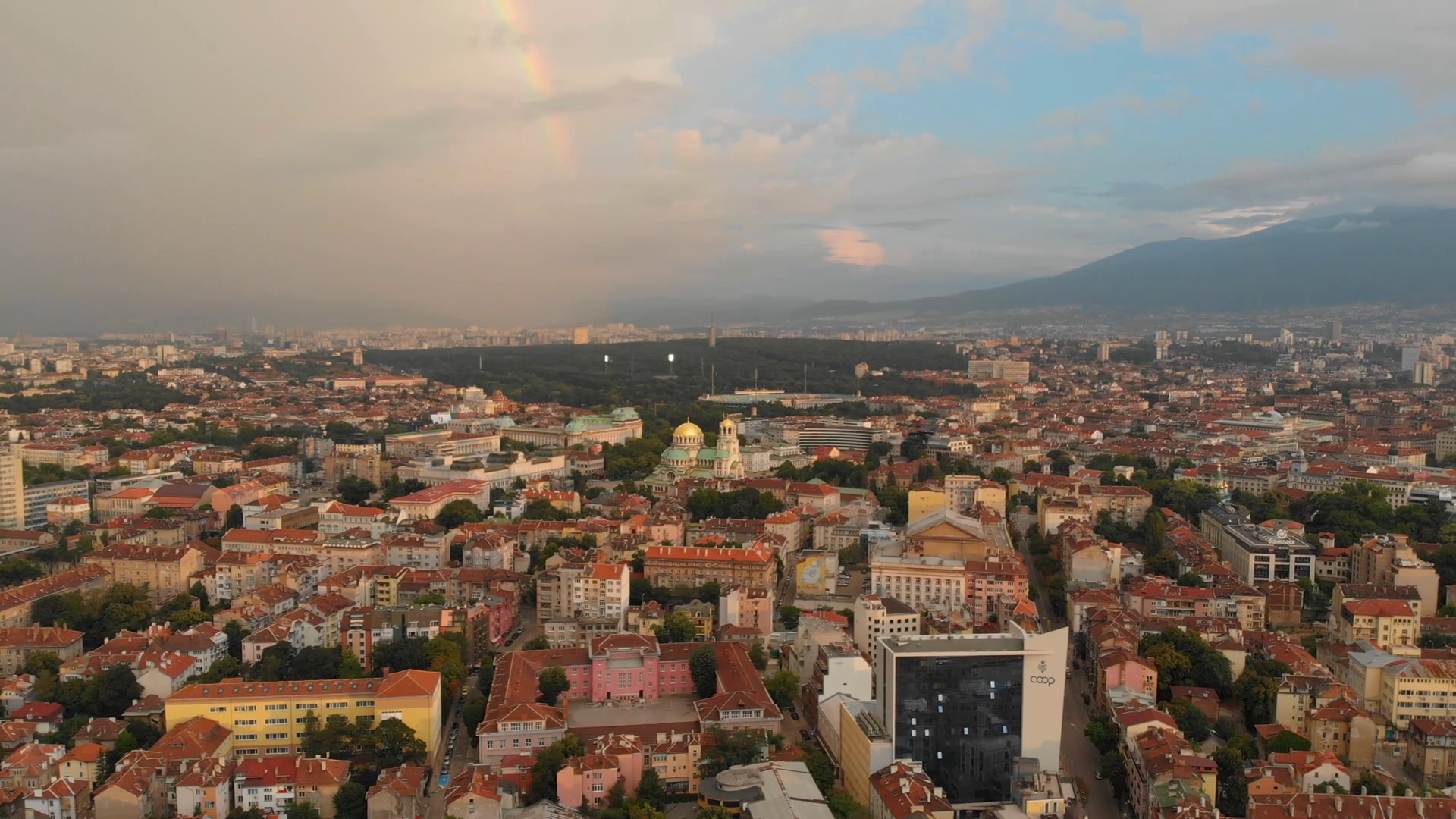 Aerial Bulgaria Sofia June 2018 Sunset Mavic Stock Footage SBV ...