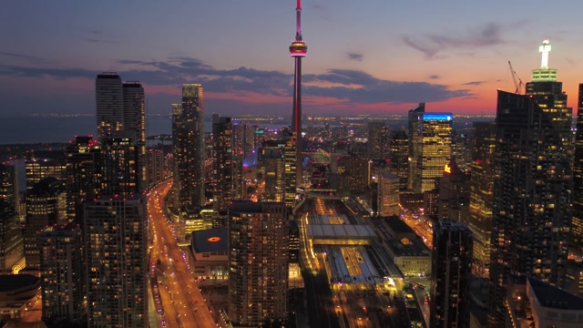 Aerial Of Toronto Stock Footage: Royalty-Free Video Clips - Storyblocks