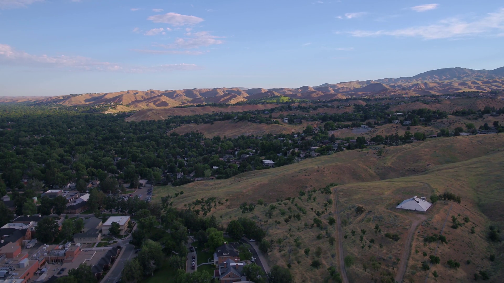 Aerial Idaho Boise June 2017 Sunny Day 4k Stock Footage SBV-315747401 ...