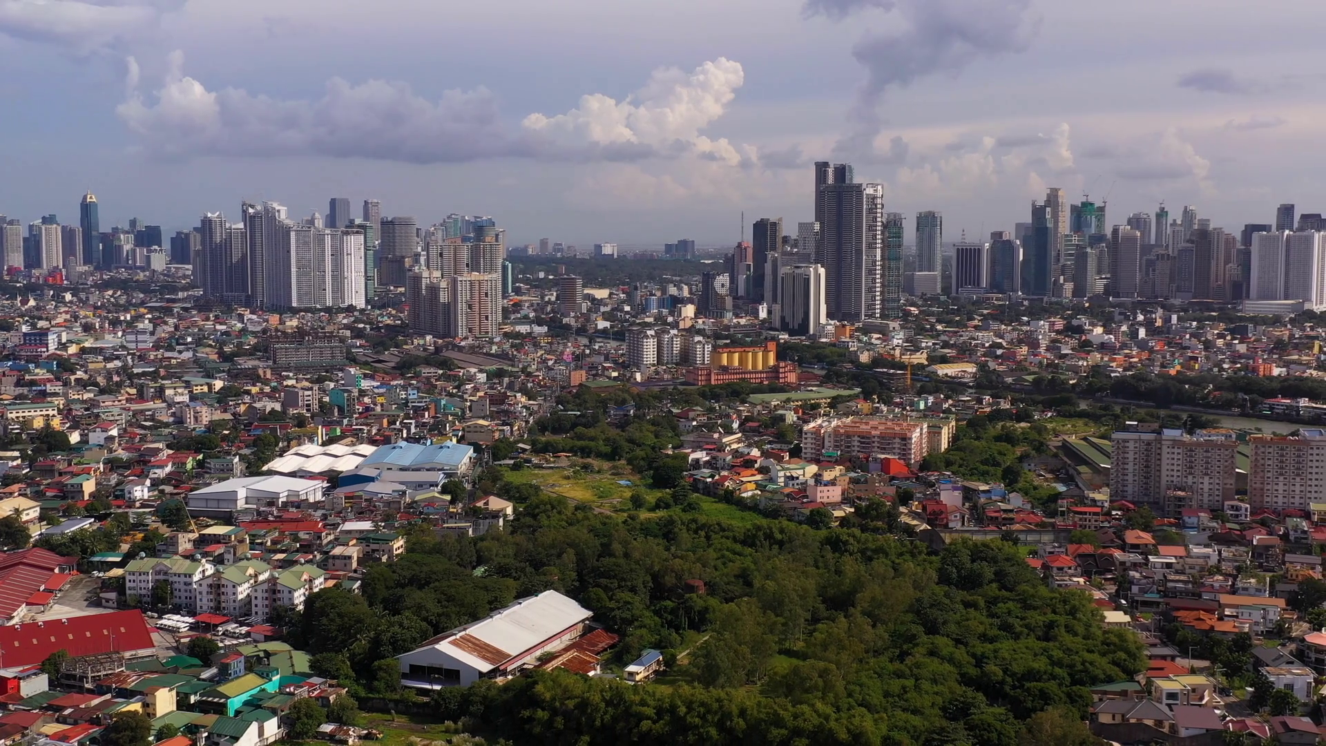 Aerial Philippines Manila Poblacion Stock Footage SBV-338125297 ...