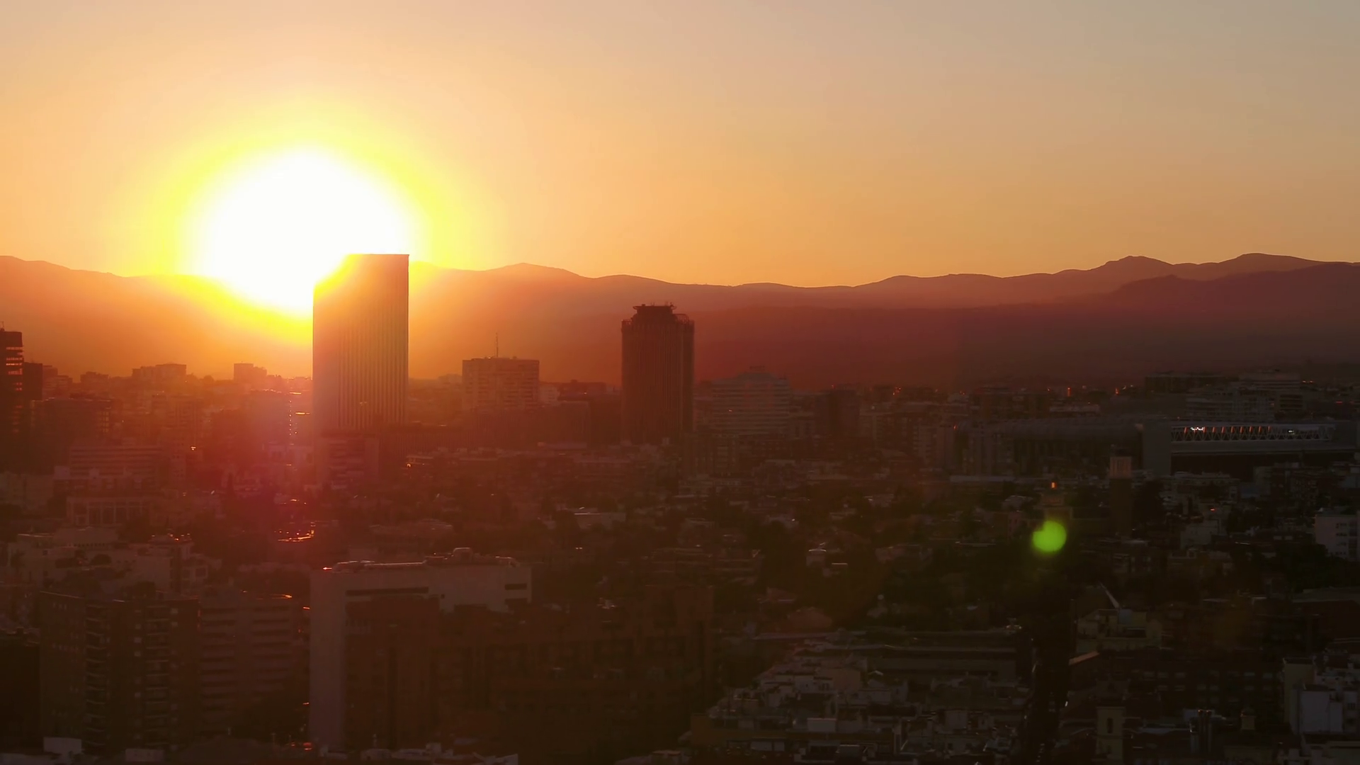 Aerial Spain Madrid June 2018 Sunset 90mm Zoom 4K Inspire 2 Prores ...