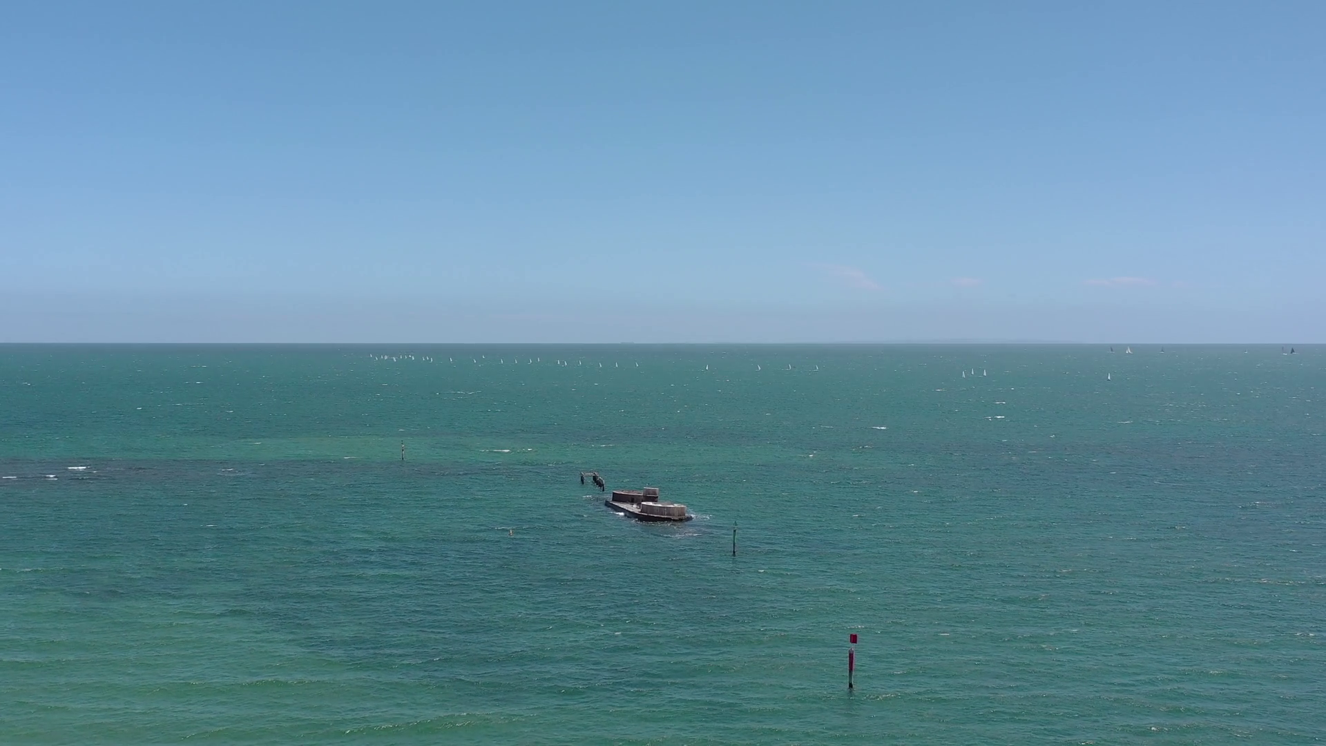 The Wreck Of Hmvs Cerberus In Port Philip Stock Footage SBV-348373413 ...