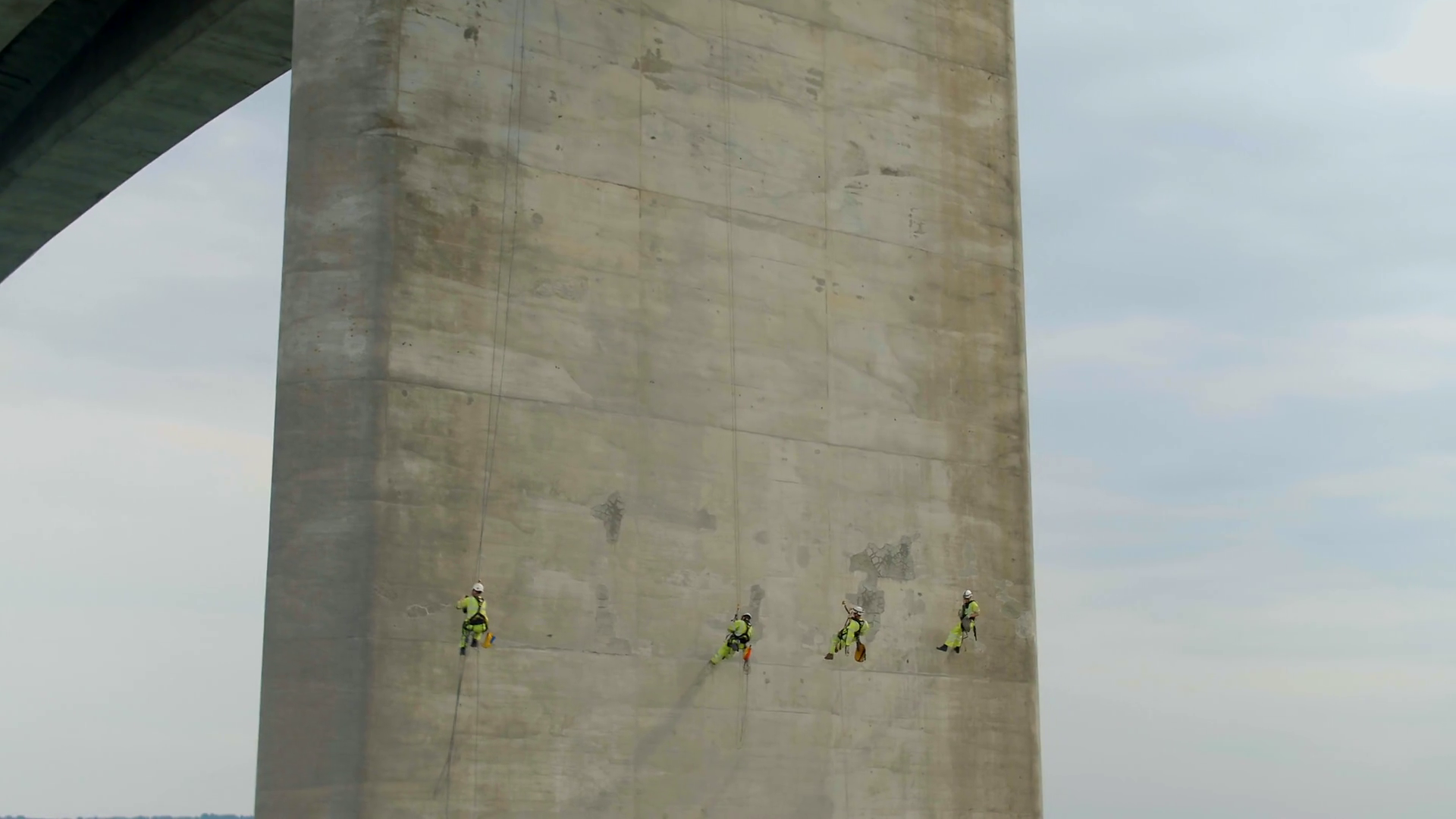 Safety Inspectors Working At Height On Stock Footage SBV-348374577 ...