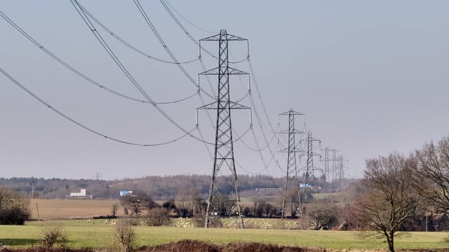Aerial Power Lines Stock Footage: Royalty-Free Video Clips - Storyblocks
