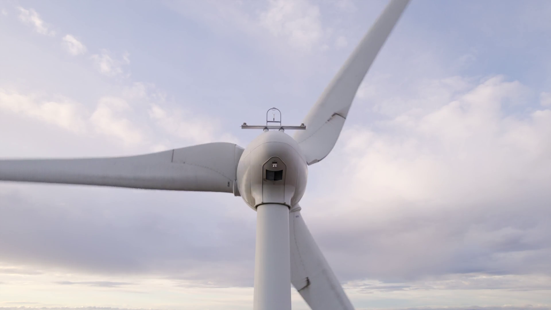 An Onshore Wind Turbine Generating Renewable Stock Footage SBV ...