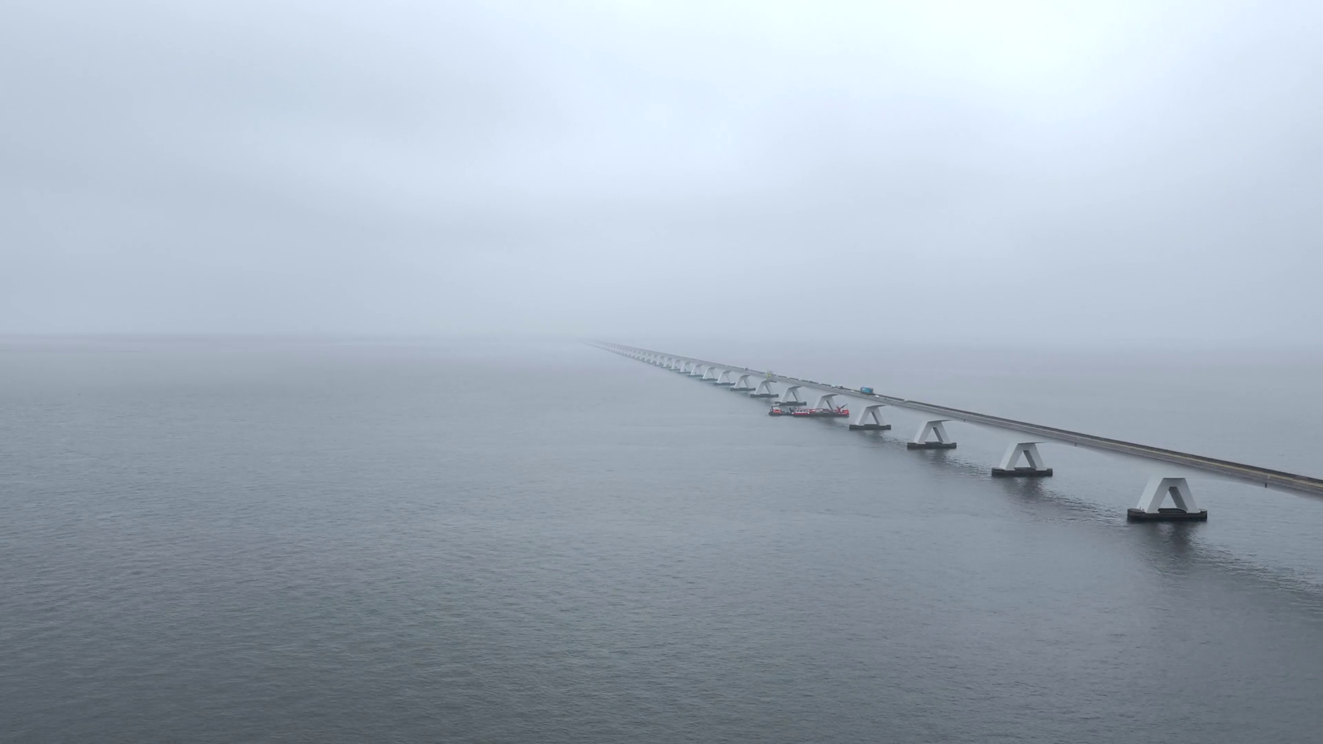 Aerial View Of Zeelandbrug Bridge Longest Stock Footage SBV-348562580 ...