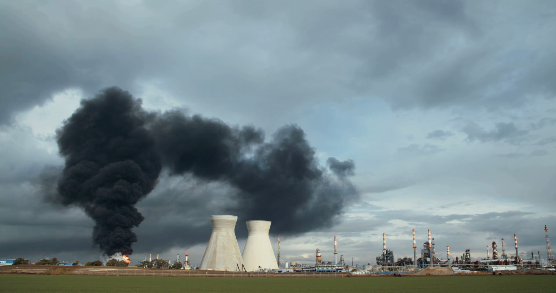 Accident In Oil Refinery - Explosions Fire Stock Footage SBV-311647612 ...