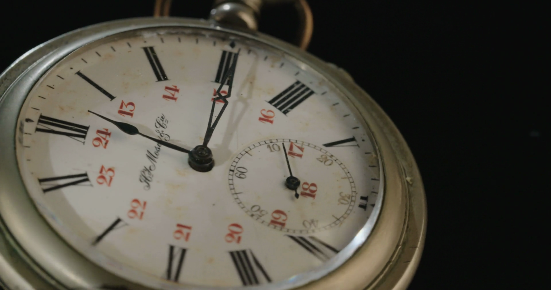 Close up shot of an antique pocket watch Stock Video Footage - Storyblocks