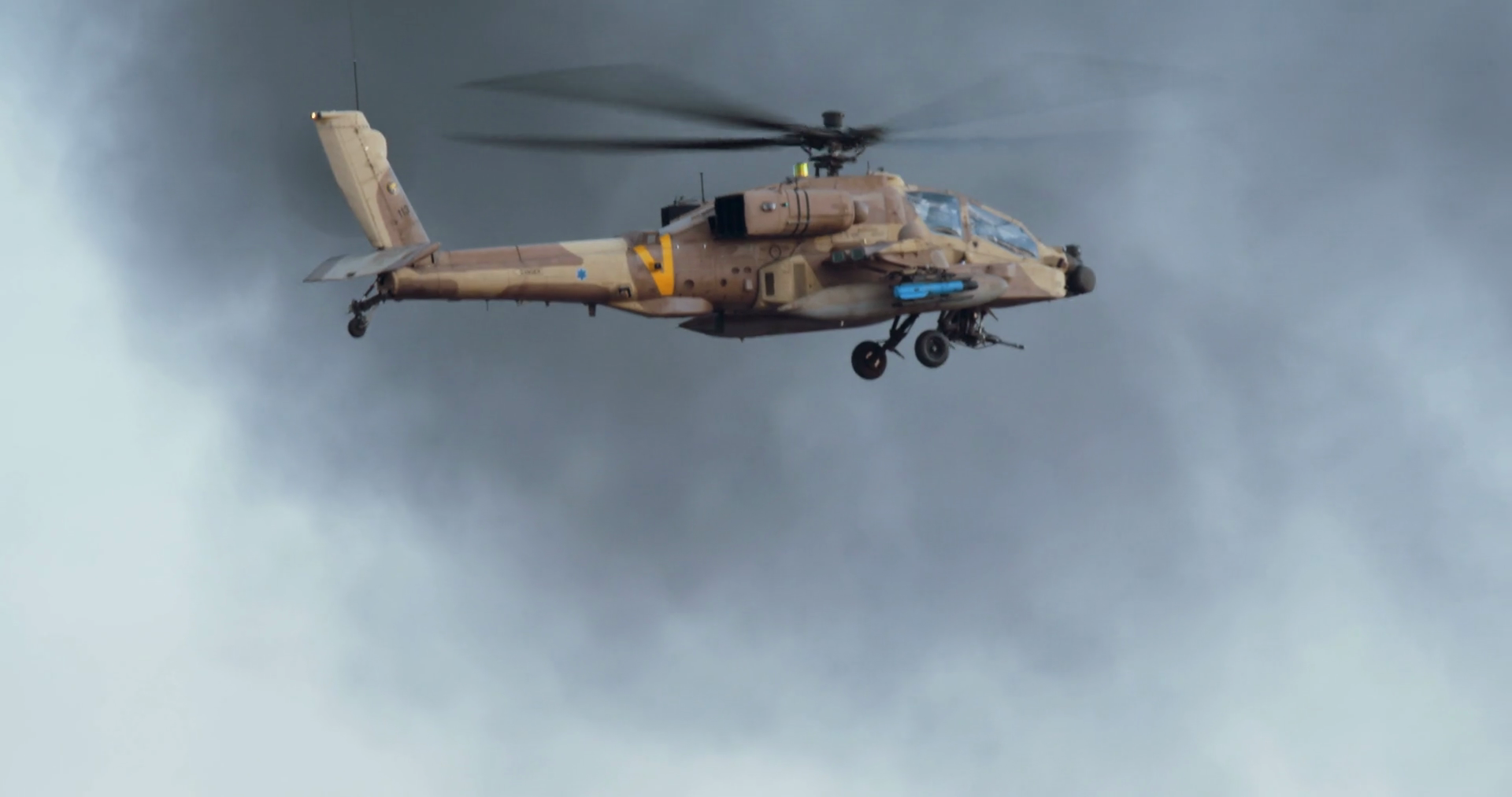 Israeli Air Force Ah-64 Apache Attack Stock Footage SBV-311839340 ...